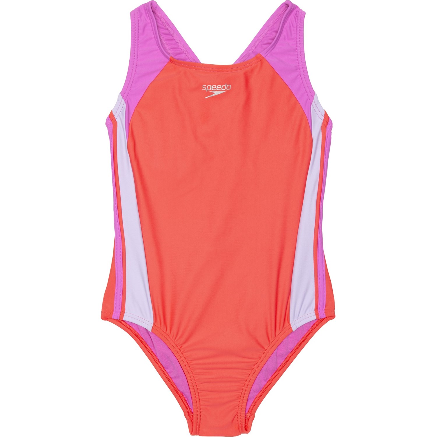 Speedo Big Girls Infinity Splice One-Piece Swimsuit - UPF 50+ - Save 40%