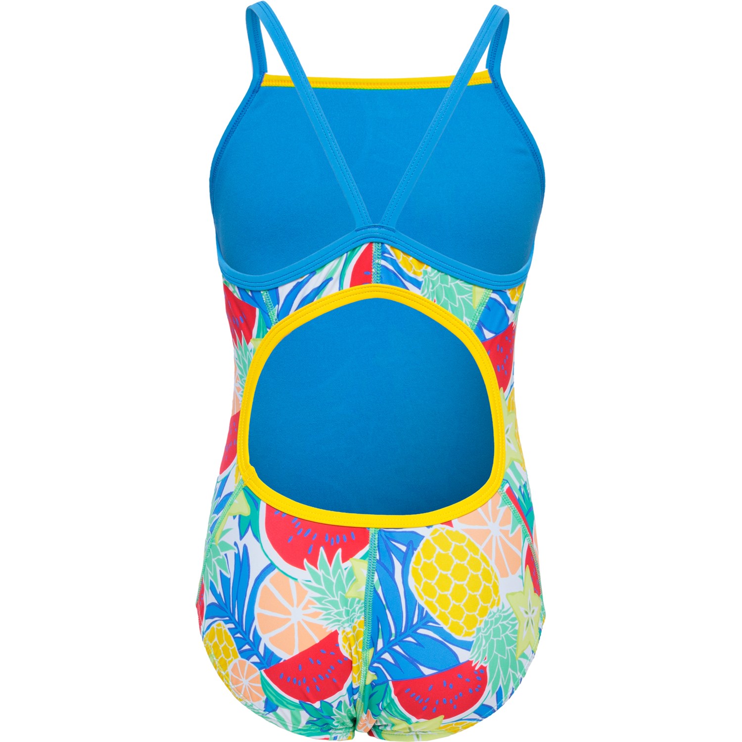 Speedo Big Girls Printed Propel Back One-Piece Swimsuit - UPF 50 ...