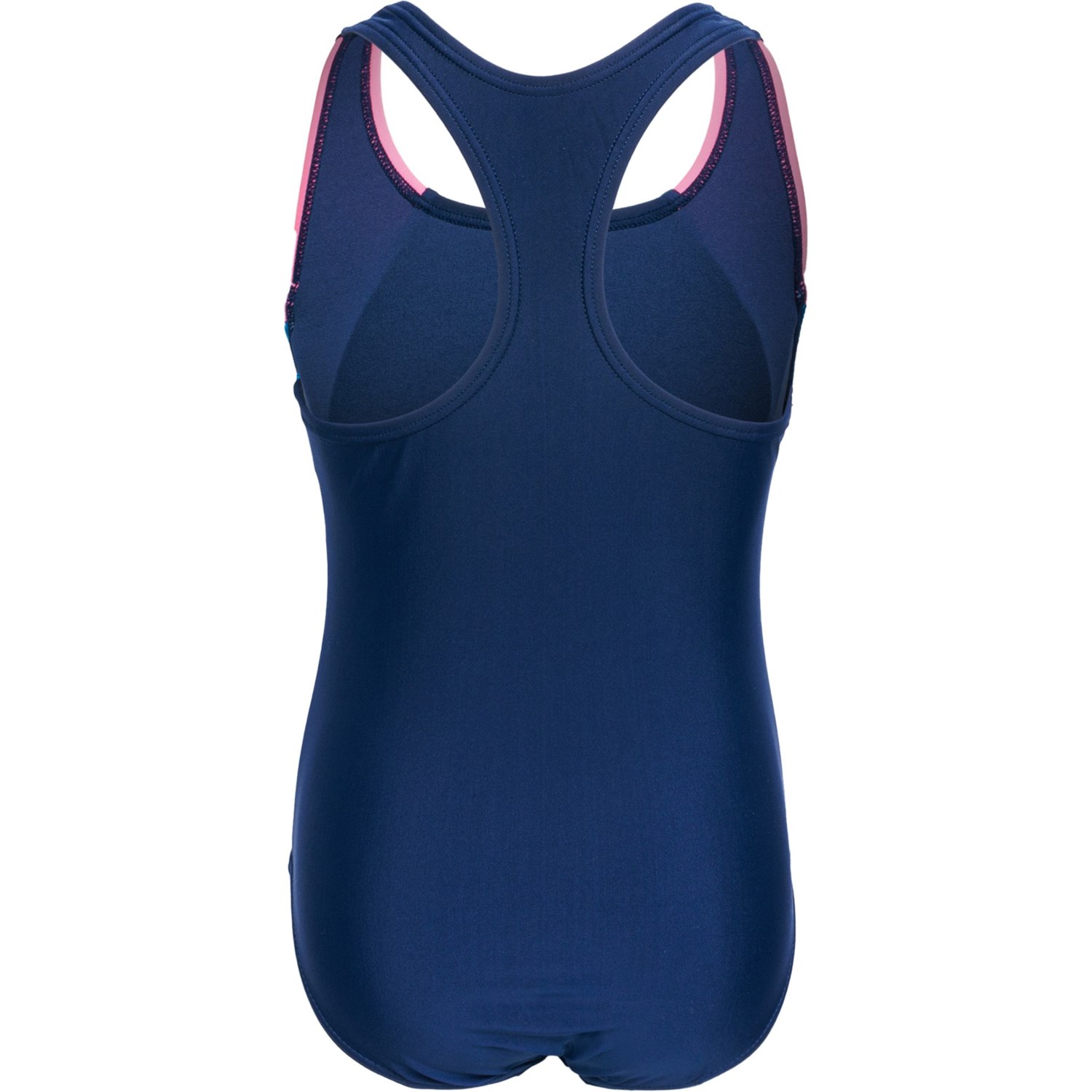 Speedo Girls Spliced Racerback One-Piece Swimsuit - UPF 50+ - Save 48%