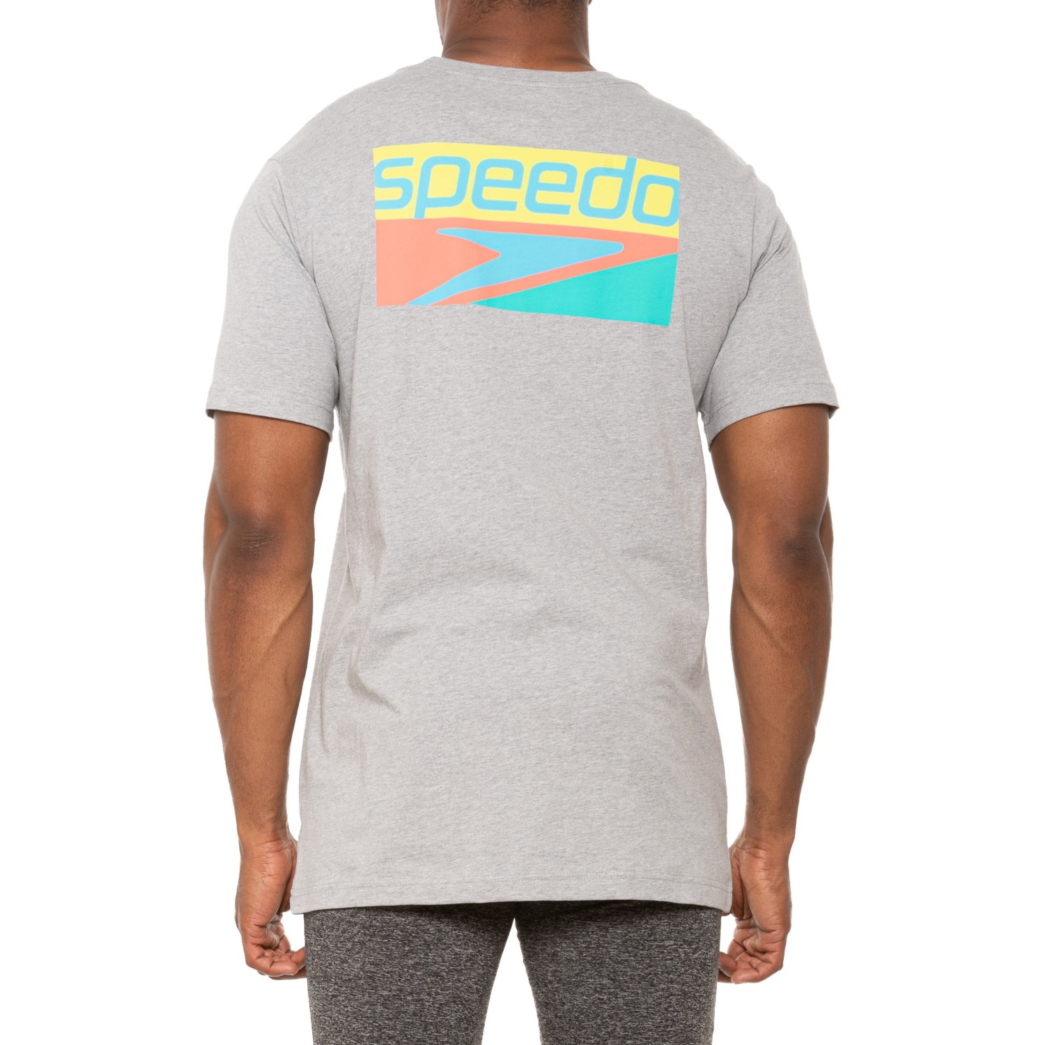 Speedo Graphic Swim T-Shirt - UPF 50+, Short Sleeve - Save 40%