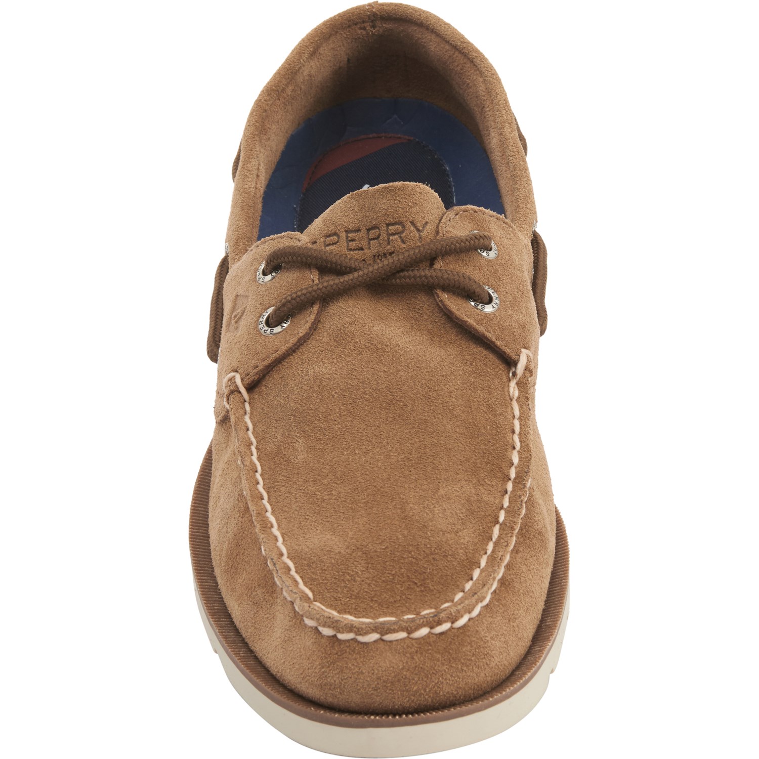 Sperry Tan Leeward 2-Eye Boat Shoes (For Men)