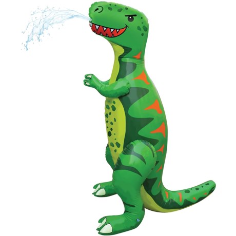 SPLASH BUDDIES Inflatable T-Rex Dinosaur Sprinkler - 72” - Save 45%