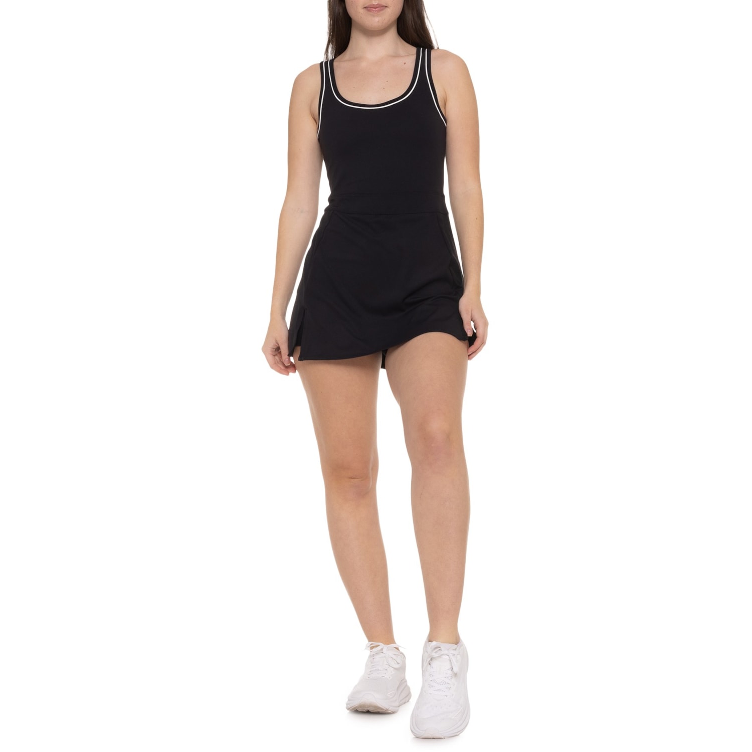 SPLITS59 Martina Rigor Piping Dress - Built-In Liner, Sleeveless - Save 50%