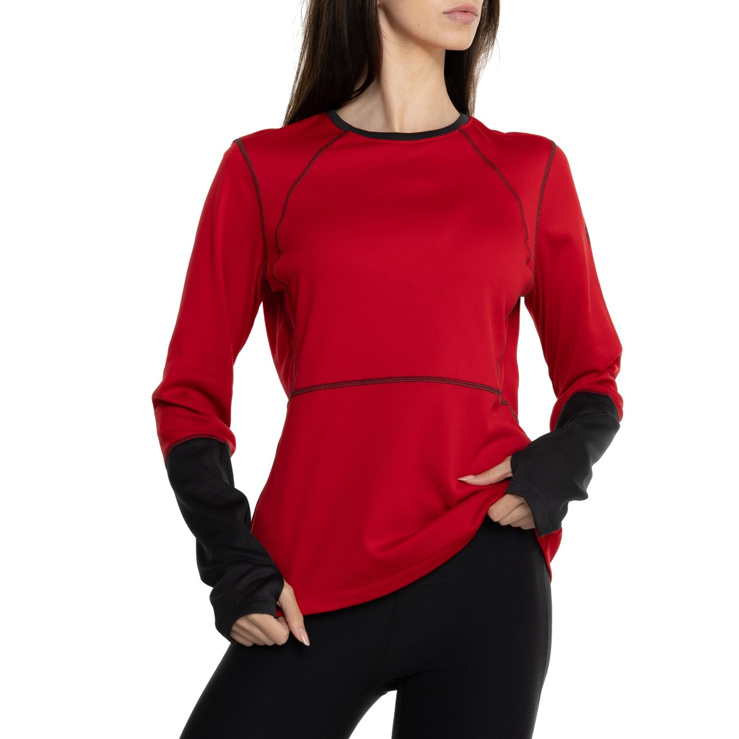 Spyder Charger Crew Neck Base Layer Top - Long Sleeve