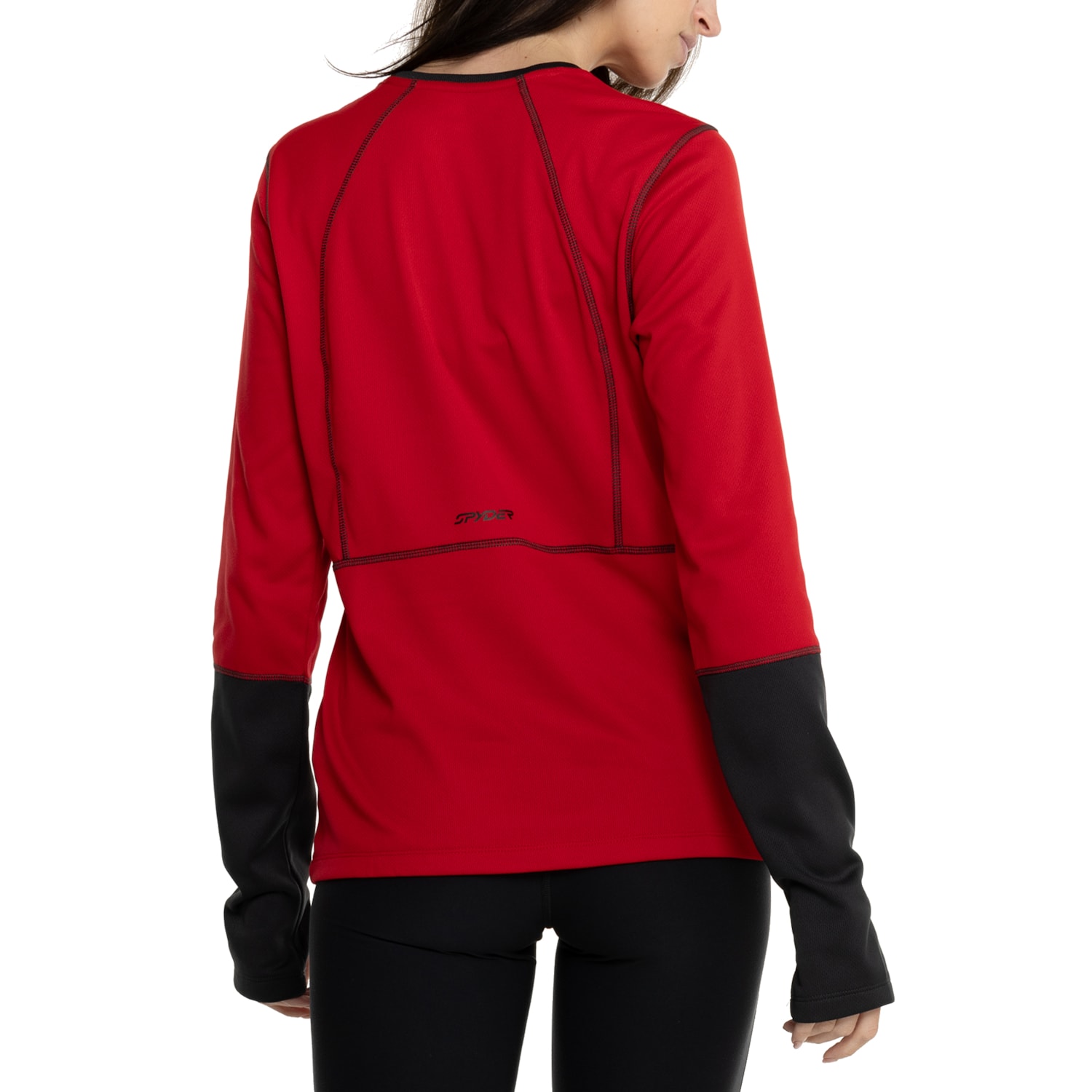 Spyder Charger Crew Neck Base Layer Top - Long Sleeve