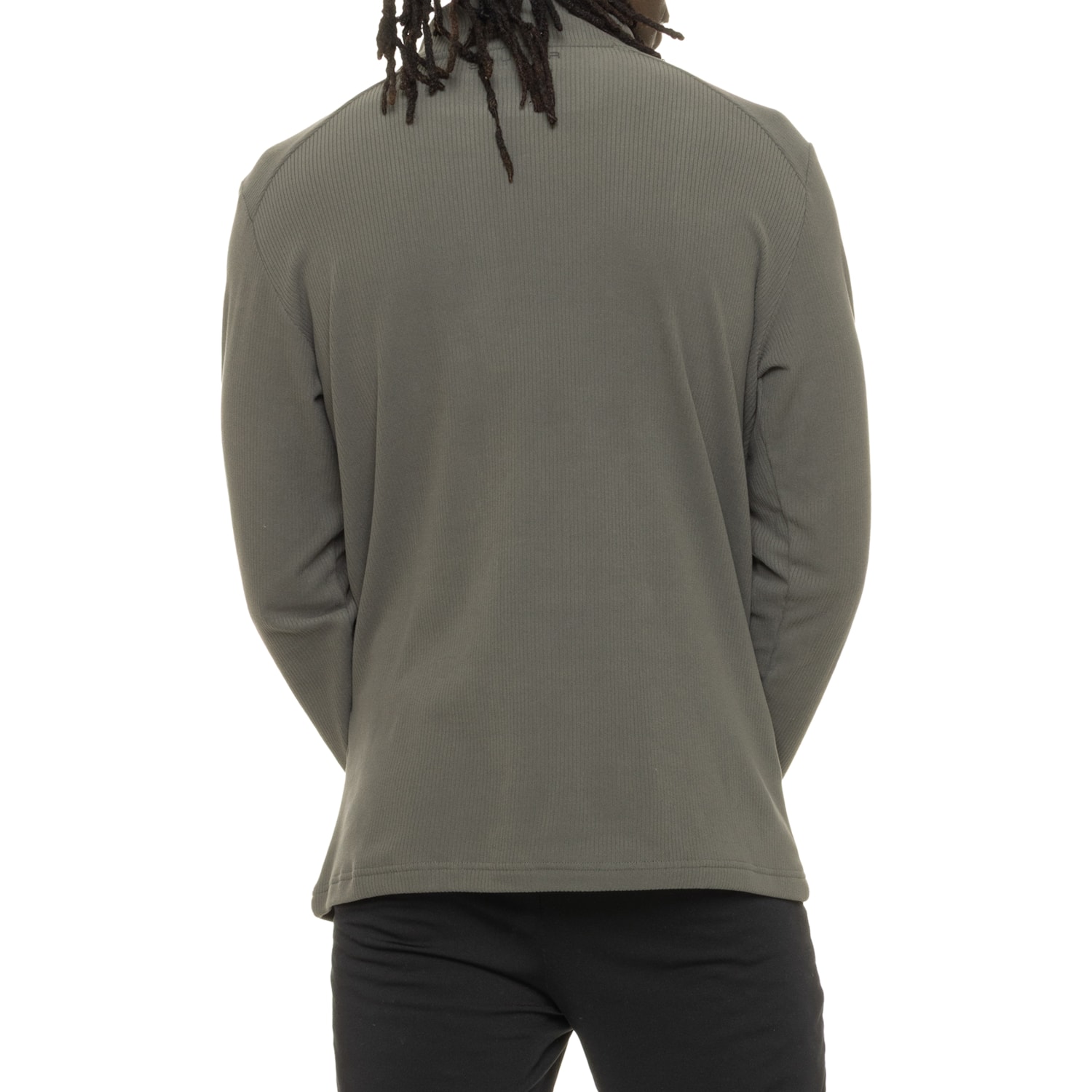Spyder Corduroy Double Knit Shirt - UPF 30, Zip Neck, Long Sleeve