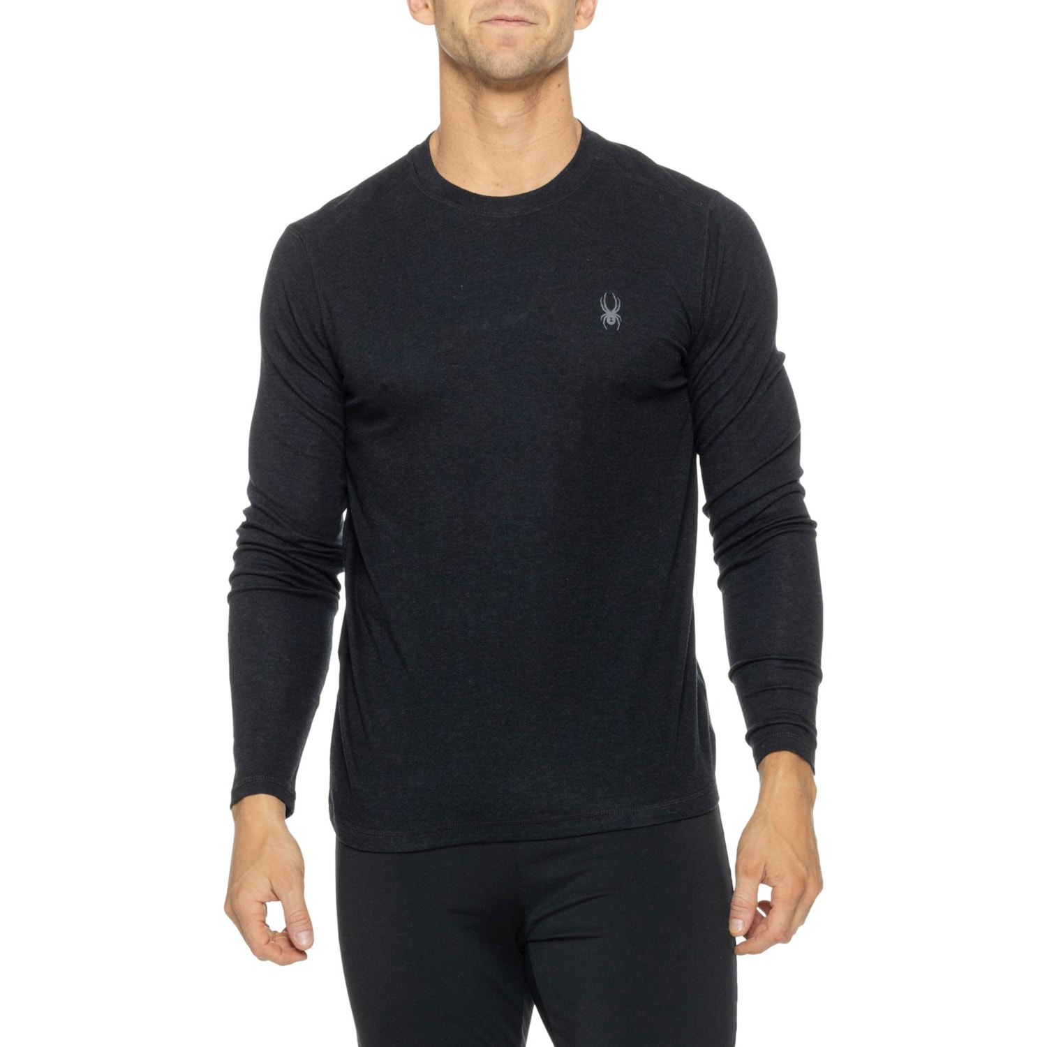 Spyder Crew Neck Base Layer Top - Merino Wool, Long Sleeve
