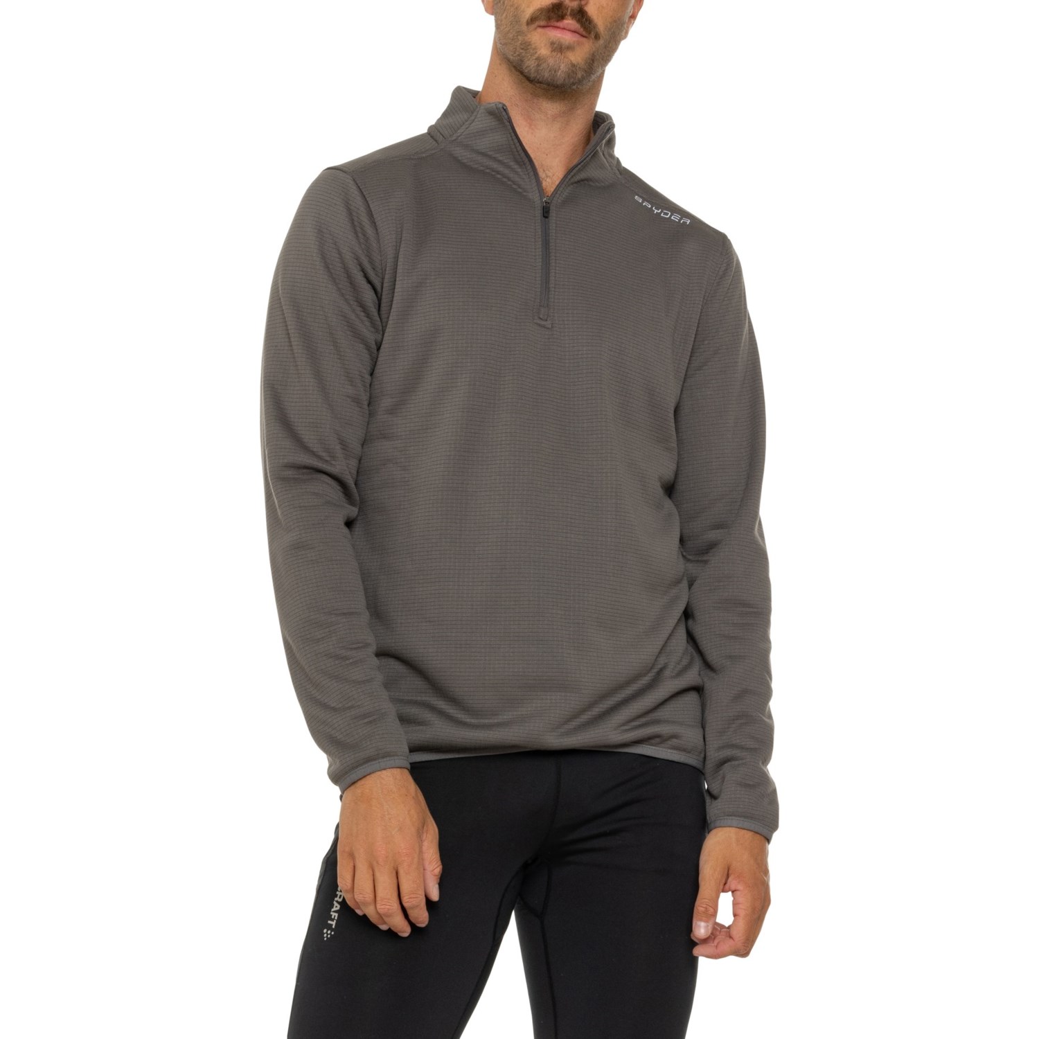 Spyder Cut Back Fleece Sweater - Zip Neck
