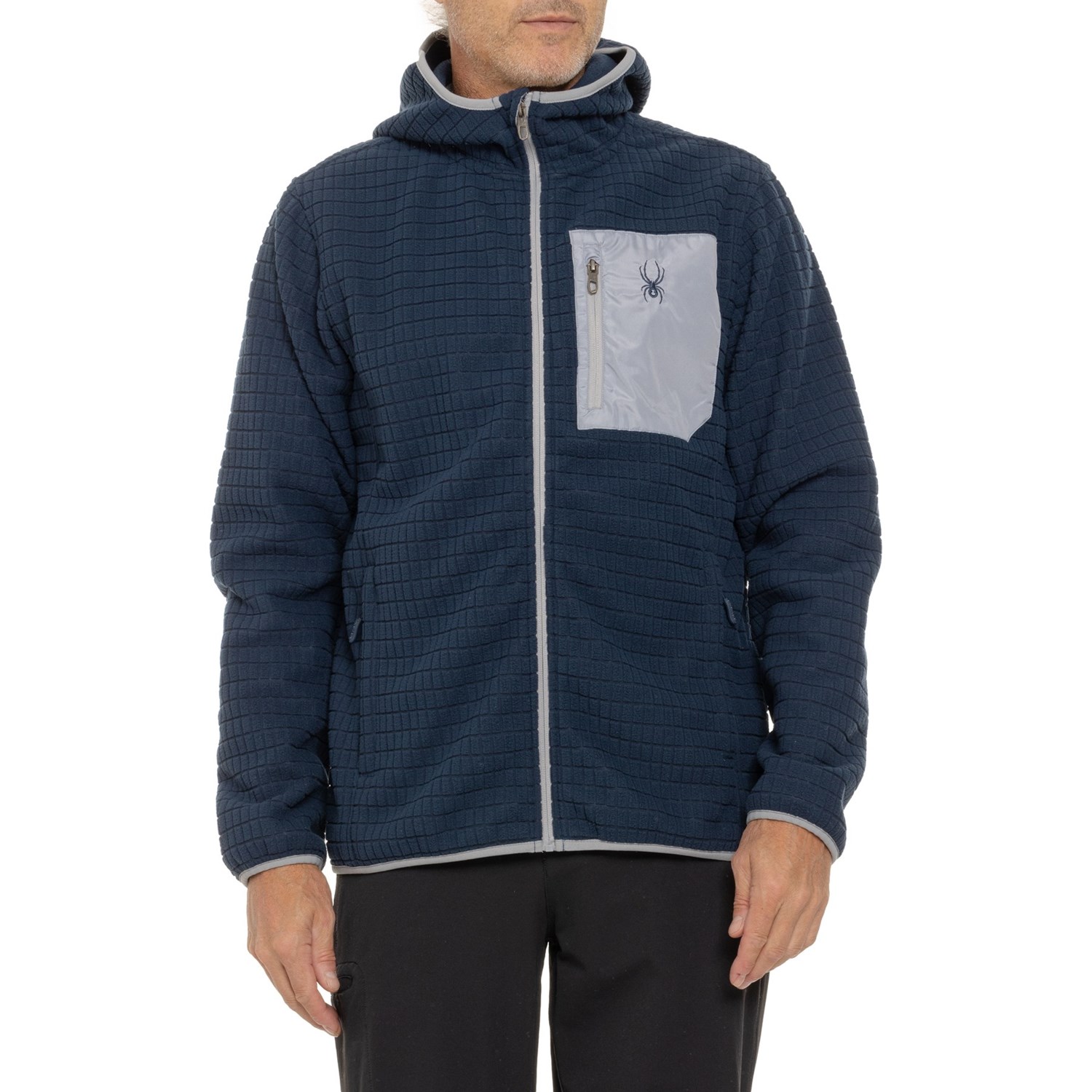 Spyder Grid Fleece Hooded Jacket