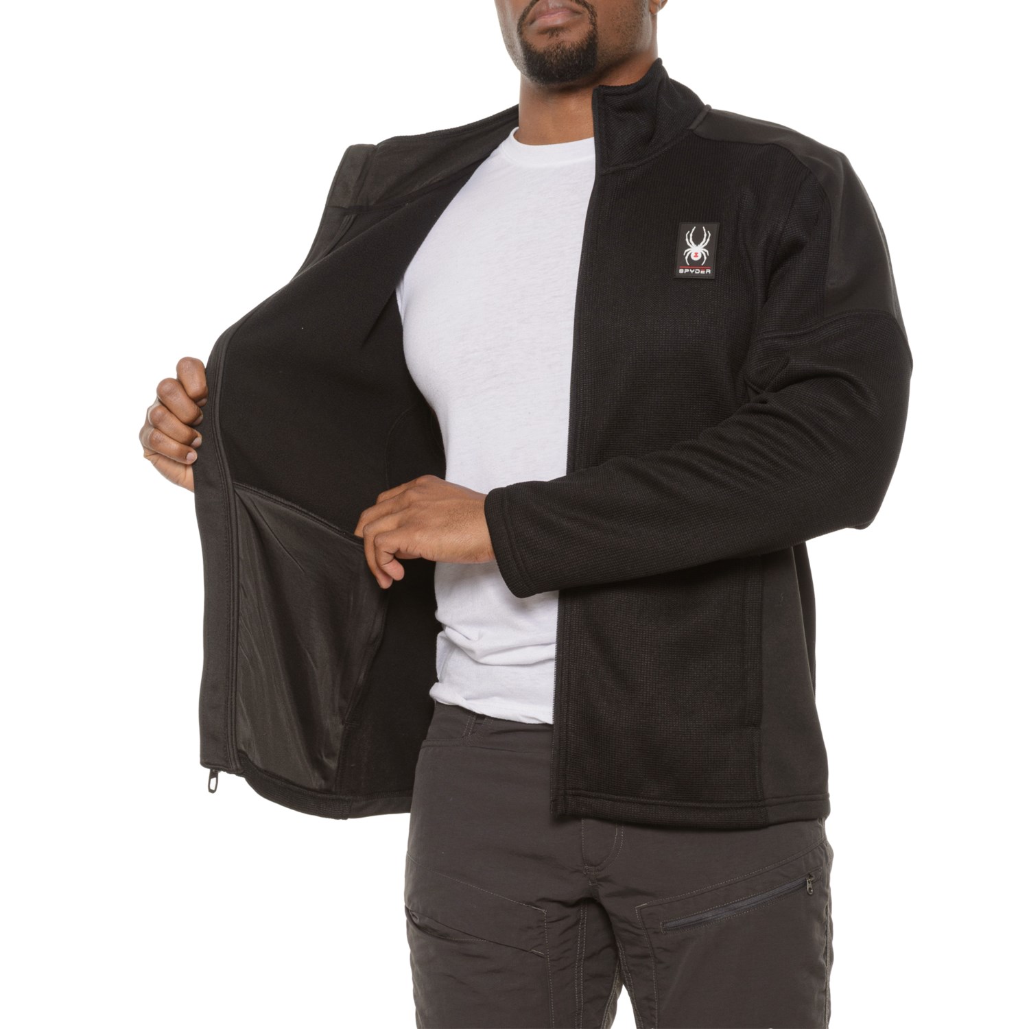 Spyder Mendoza Bonded Sweater Fleece Full-Zip Jacket