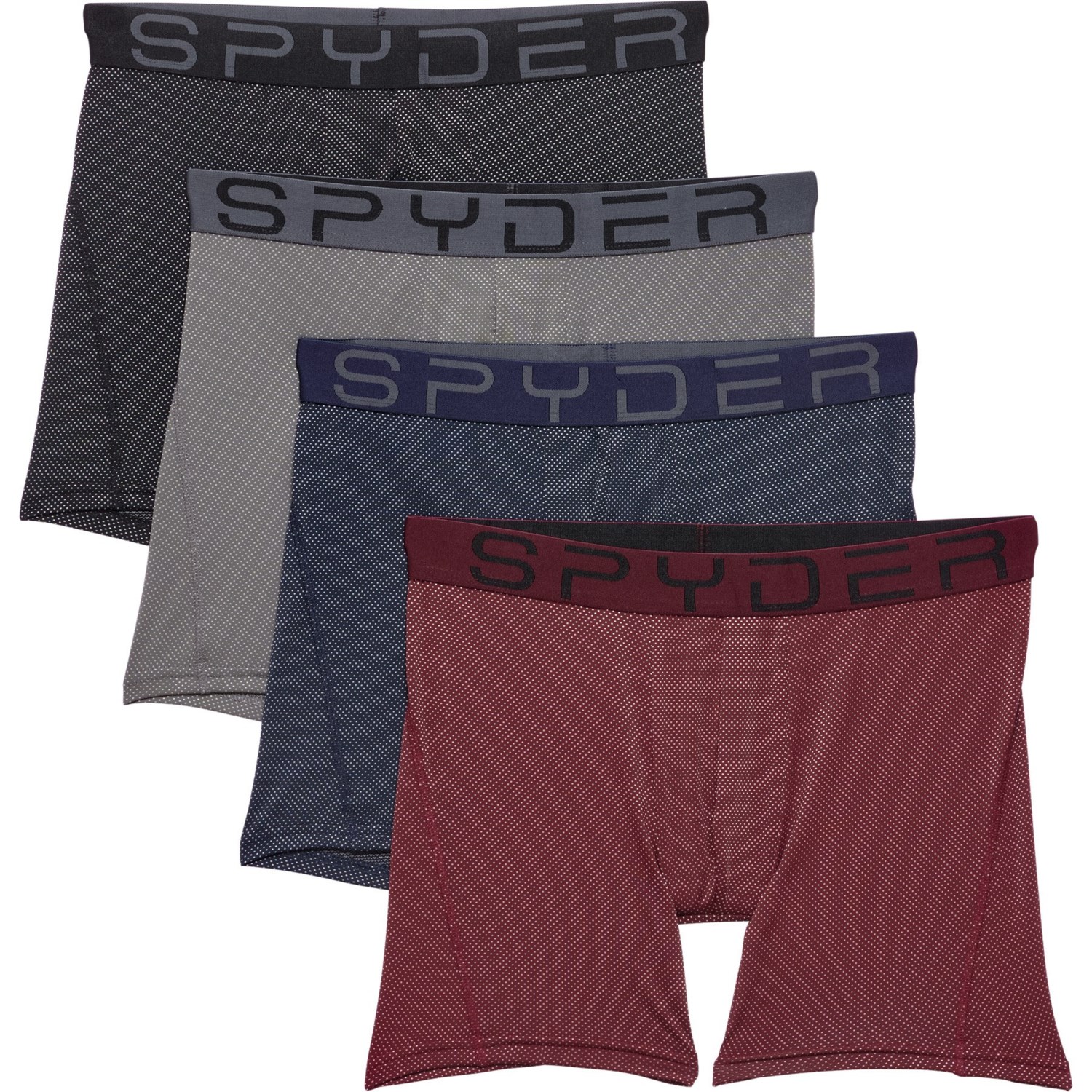 Spyder Nylon Mesh Boxer Briefs - 4-Pack