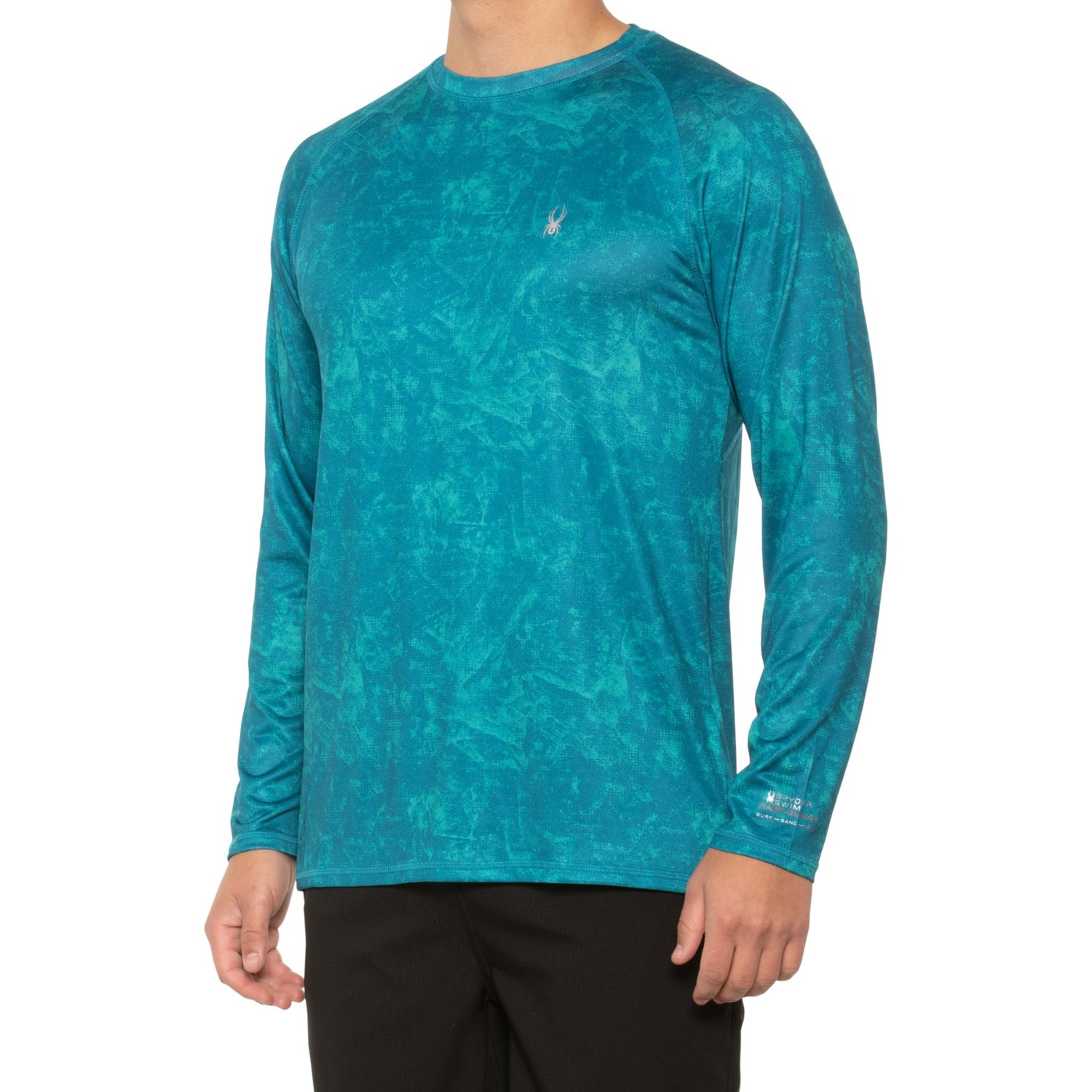 Spyder Printed Rash Guard (For Men)