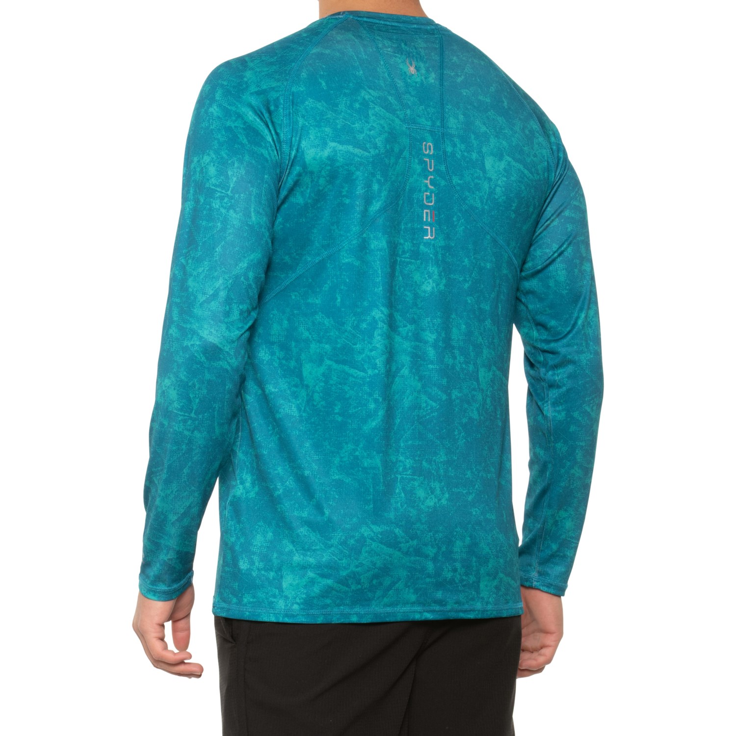 Spyder Printed Rash Guard (For Men)