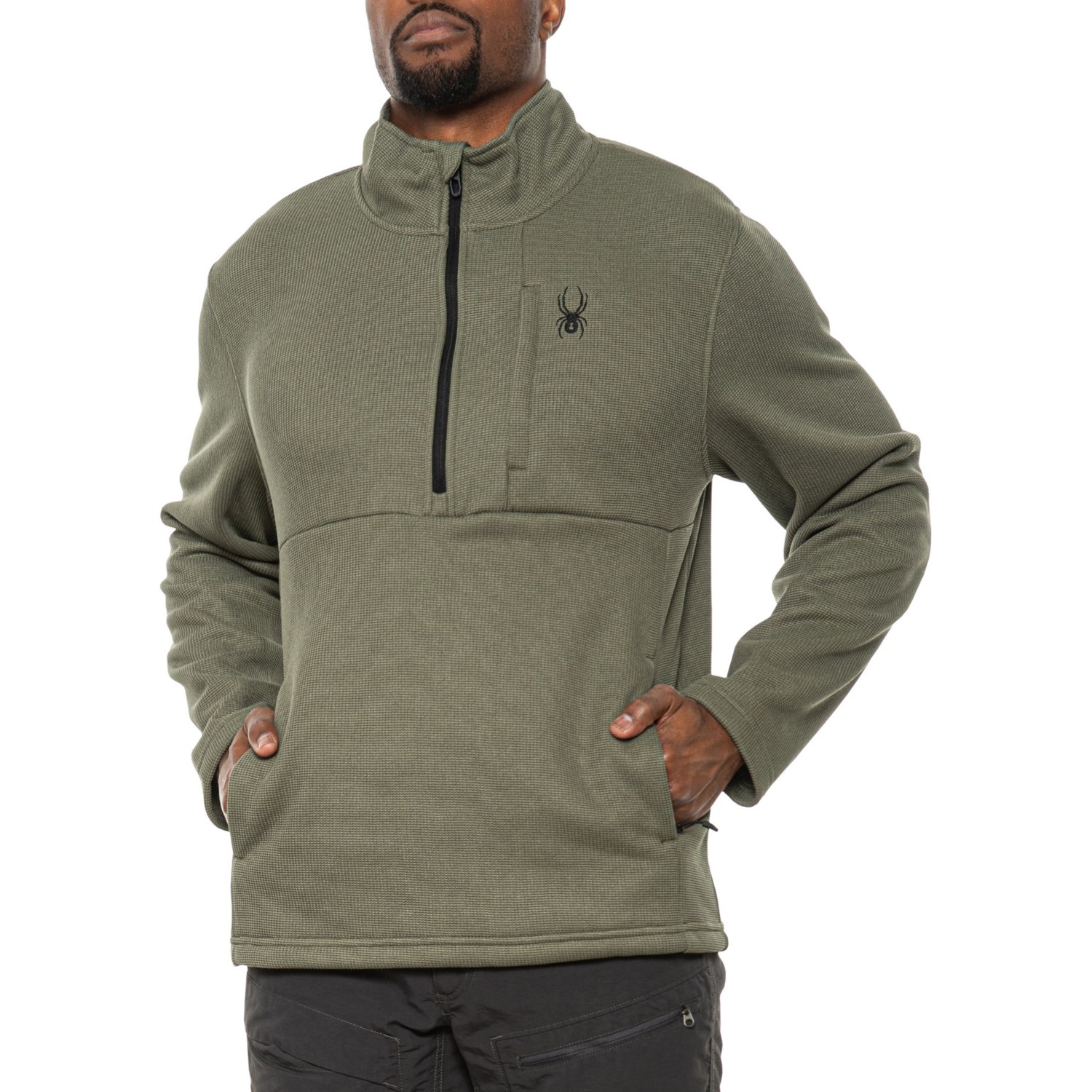 Spyder Pristine Bonded Fleece Sweater - Zip Neck
