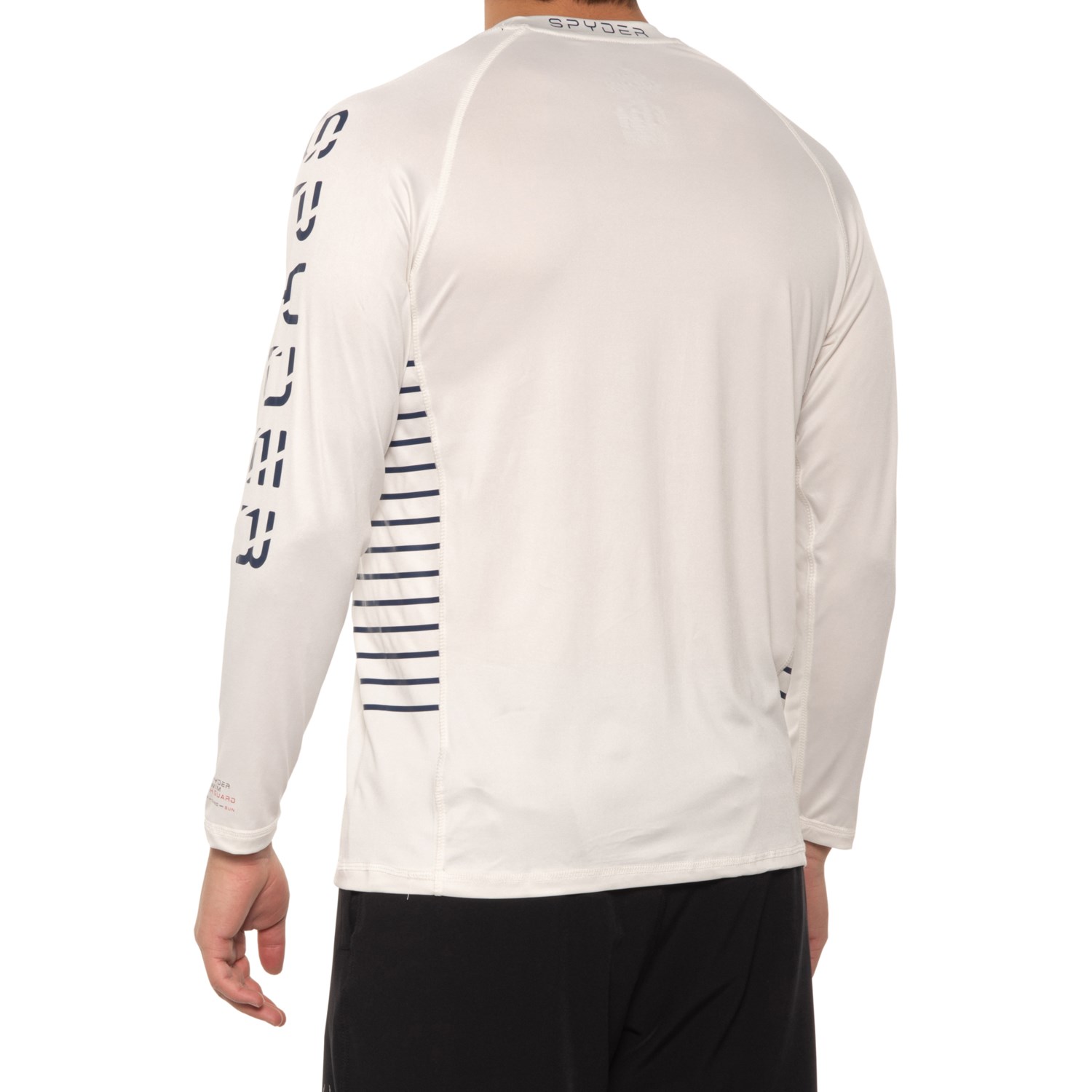 Spyder Solid and Stripe Rash Guard (For Men)