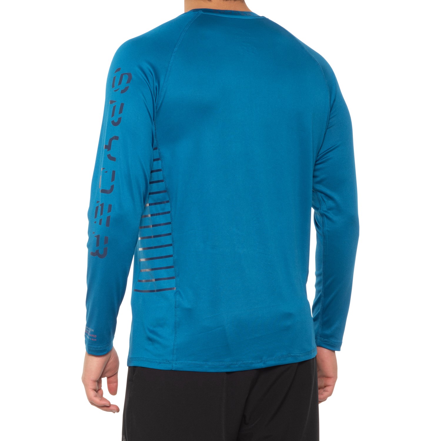 Spyder Solid and Stripe Rash Guard (For Men)