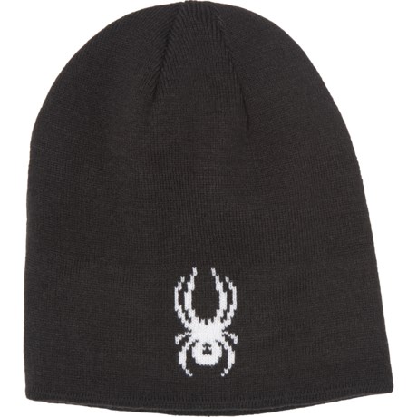 Spyder Web Logo Reversible Beanie (For Men)