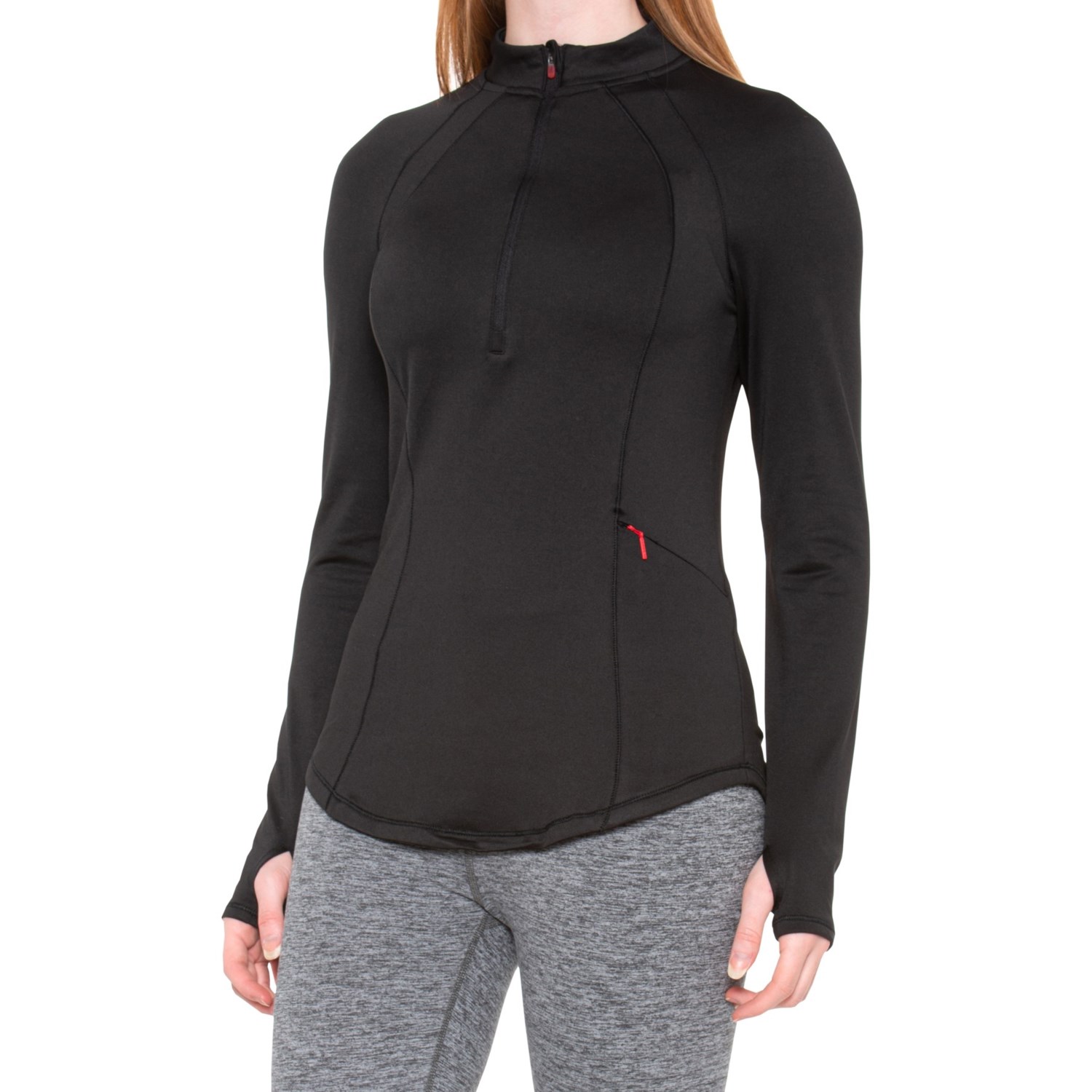 Spyder Zip Mock Neck Shirt For Women