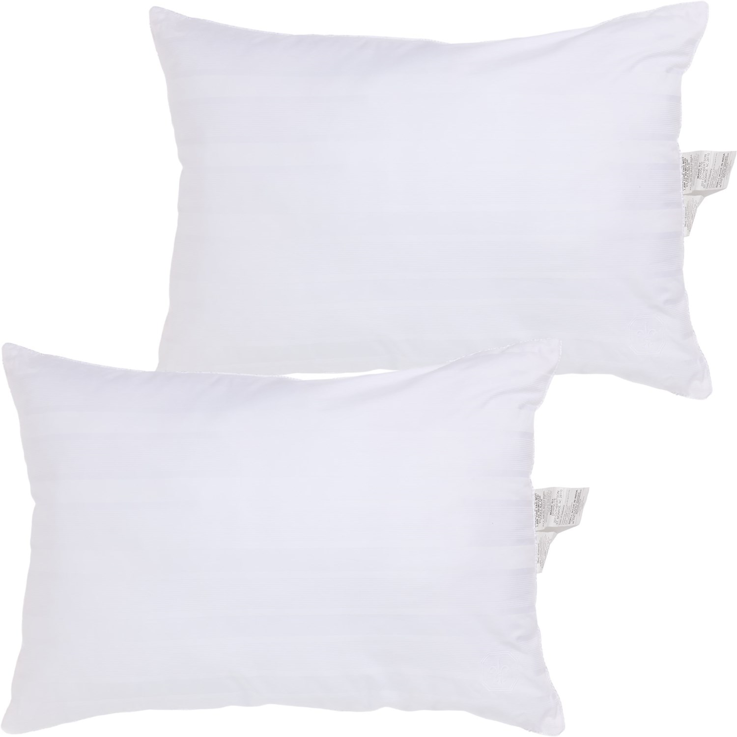 Stearns and Foster Standard-Queen 500 TC Dobby Synthetic Pillows - 2 ...
