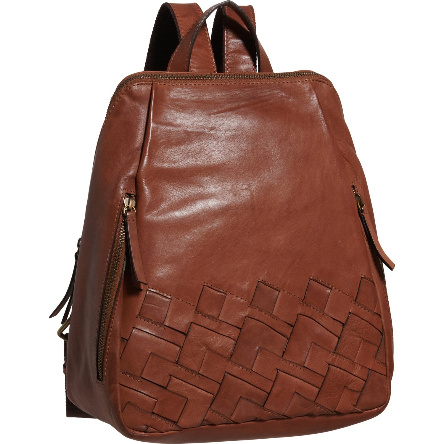 Stichwell Woven Front Backpack (For Women) - Save 30%