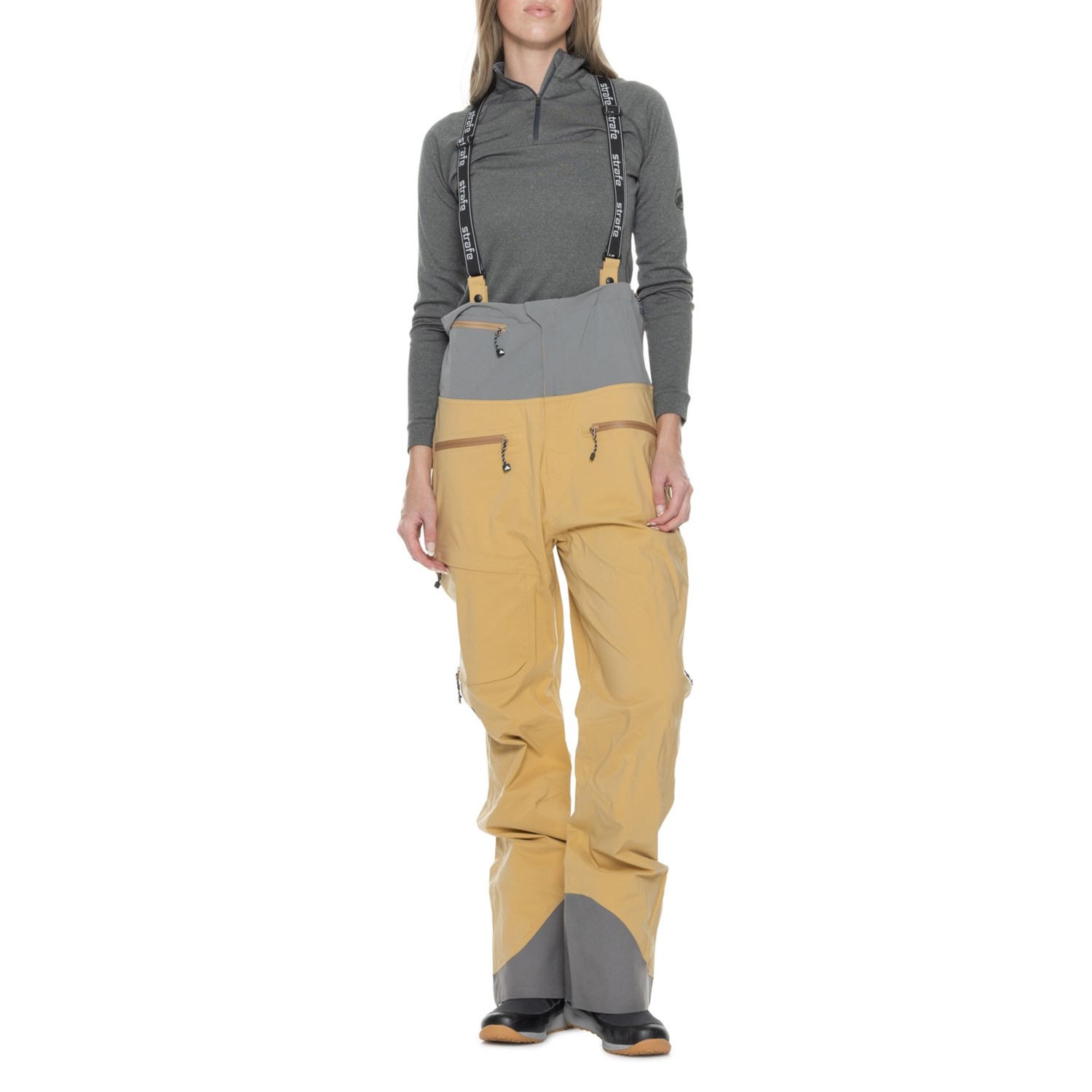 Strafe Willow Half Bib Ski Pants - Waterproof - Save 55%