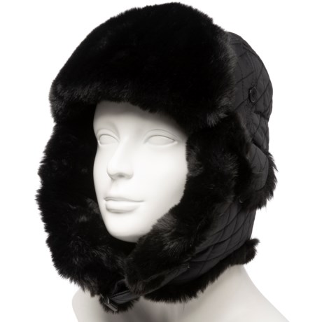 Surell Rex Faux-Fur Trooper Hat (For Women) - Save 58%