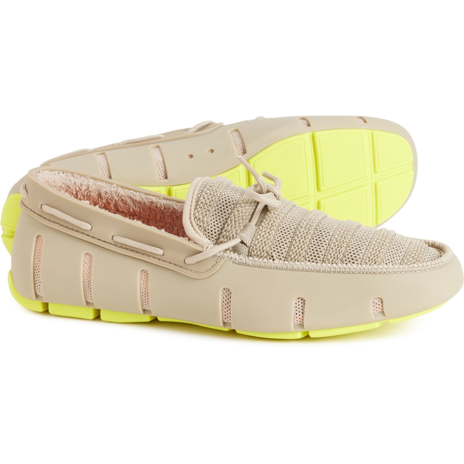 SWIMS Terry Knit Lace Loafers (For Men) - Save 58%