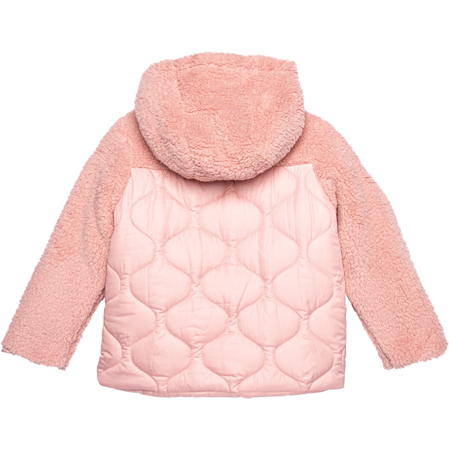 Swiss Alps Toddler Girls Quilted Fleece Jacket - Insulated - Save 52%