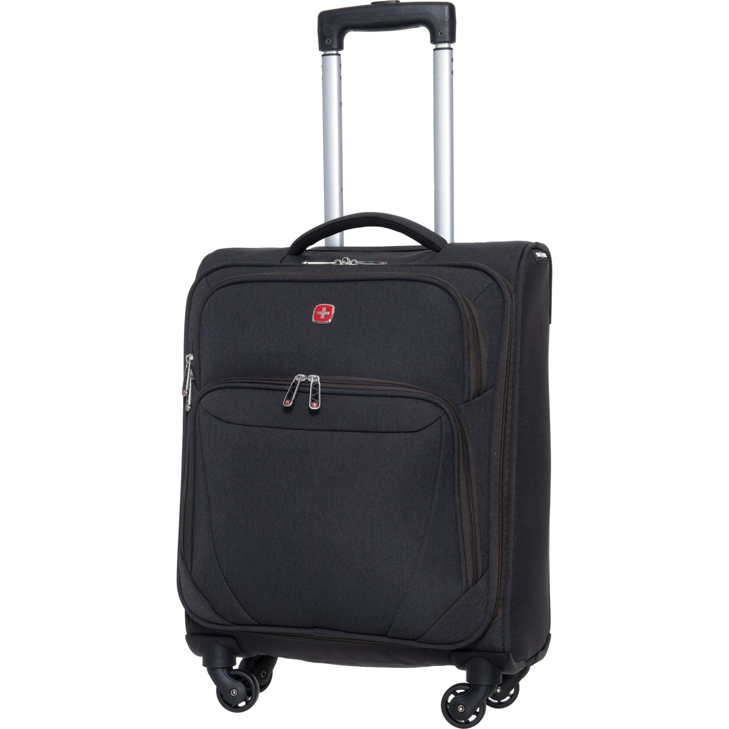 Swiss Gear 19” 2140 Spinner Carry-On Suitcase - Softside, Grey - Save 29%