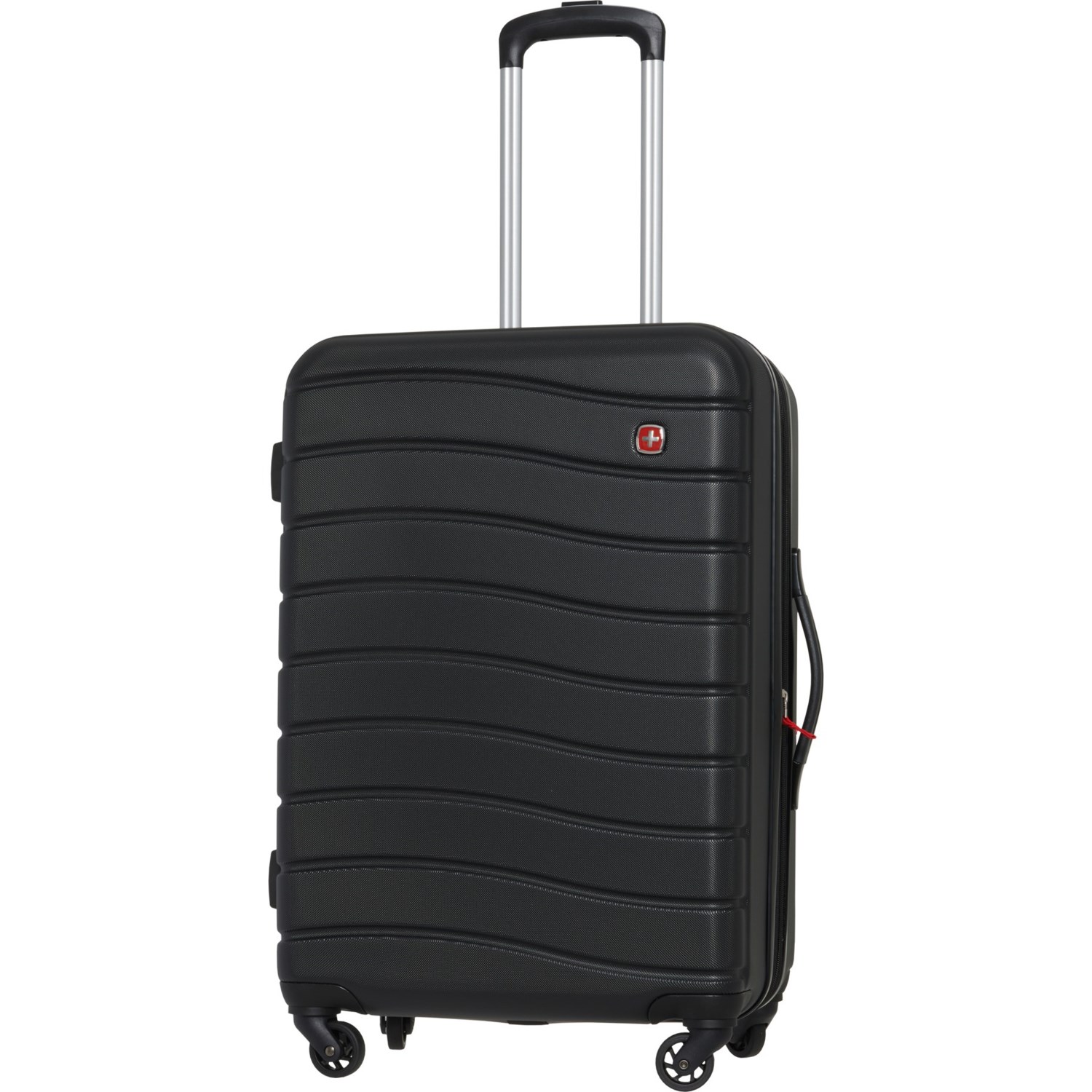 Swiss Gear 24” 7790 Spinner Suitcase - Hardside, Expandable, Black ...