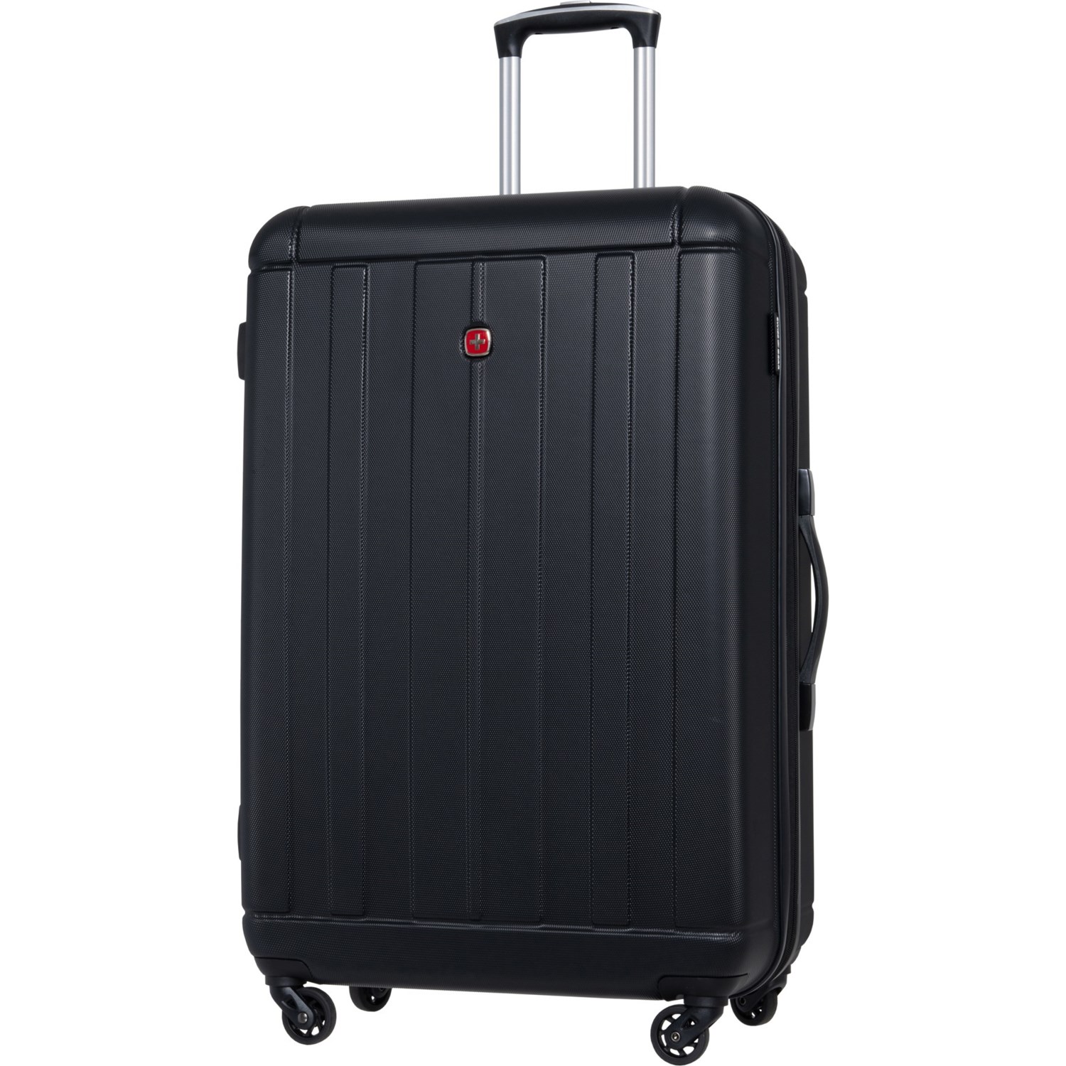 Swiss Gear 28” 6297 Spinner Suitcase - Hardside, Expandable, Black ...