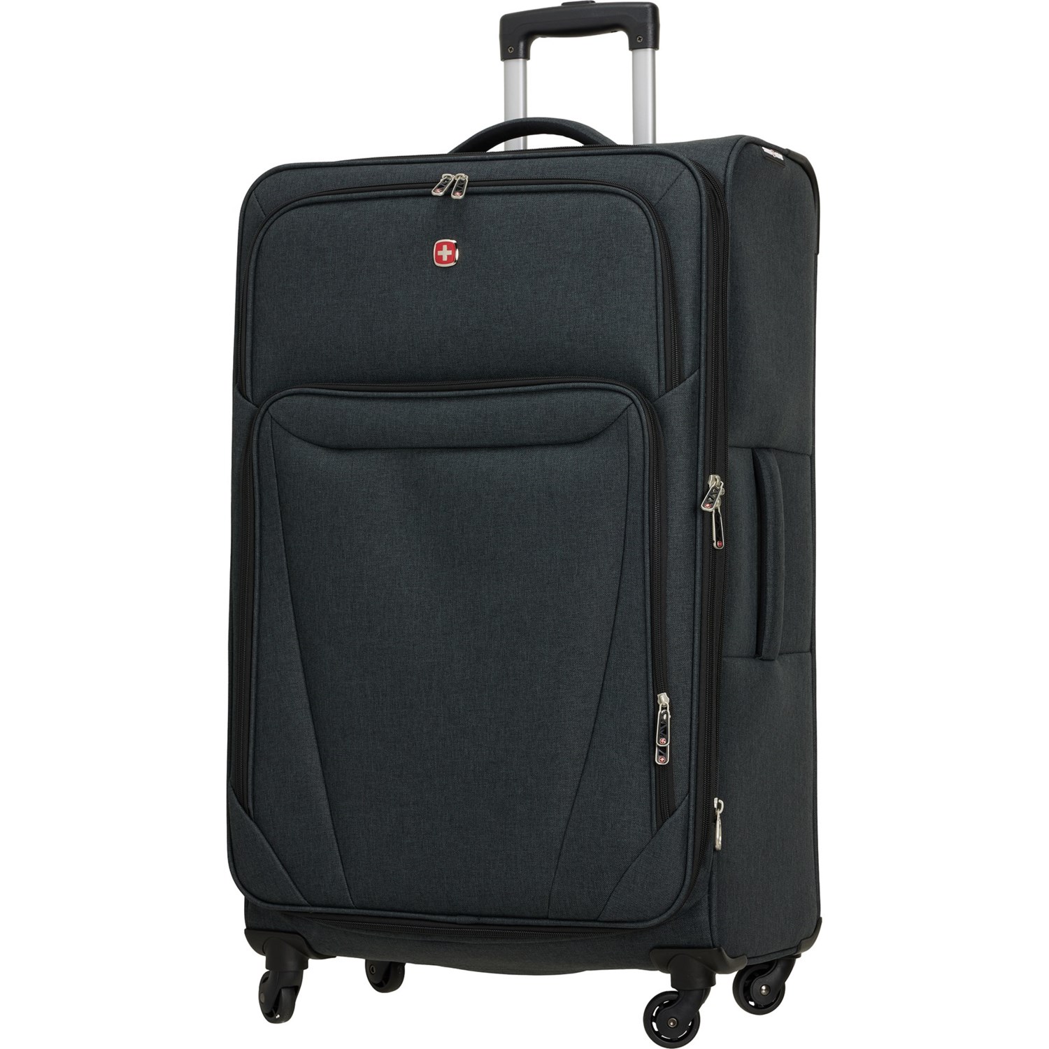 Swiss Gear 29” 2140 Spinner Suitcase - Softside, Expandable, Grey ...