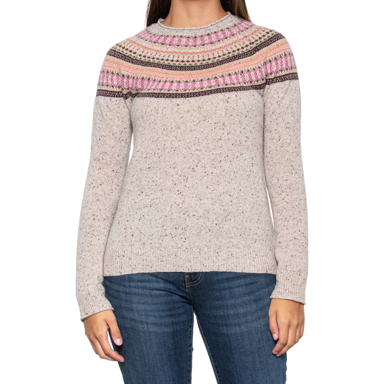 Tabitha Webb Heritage Fair Isle Sweater - Lambswool - Save 42%