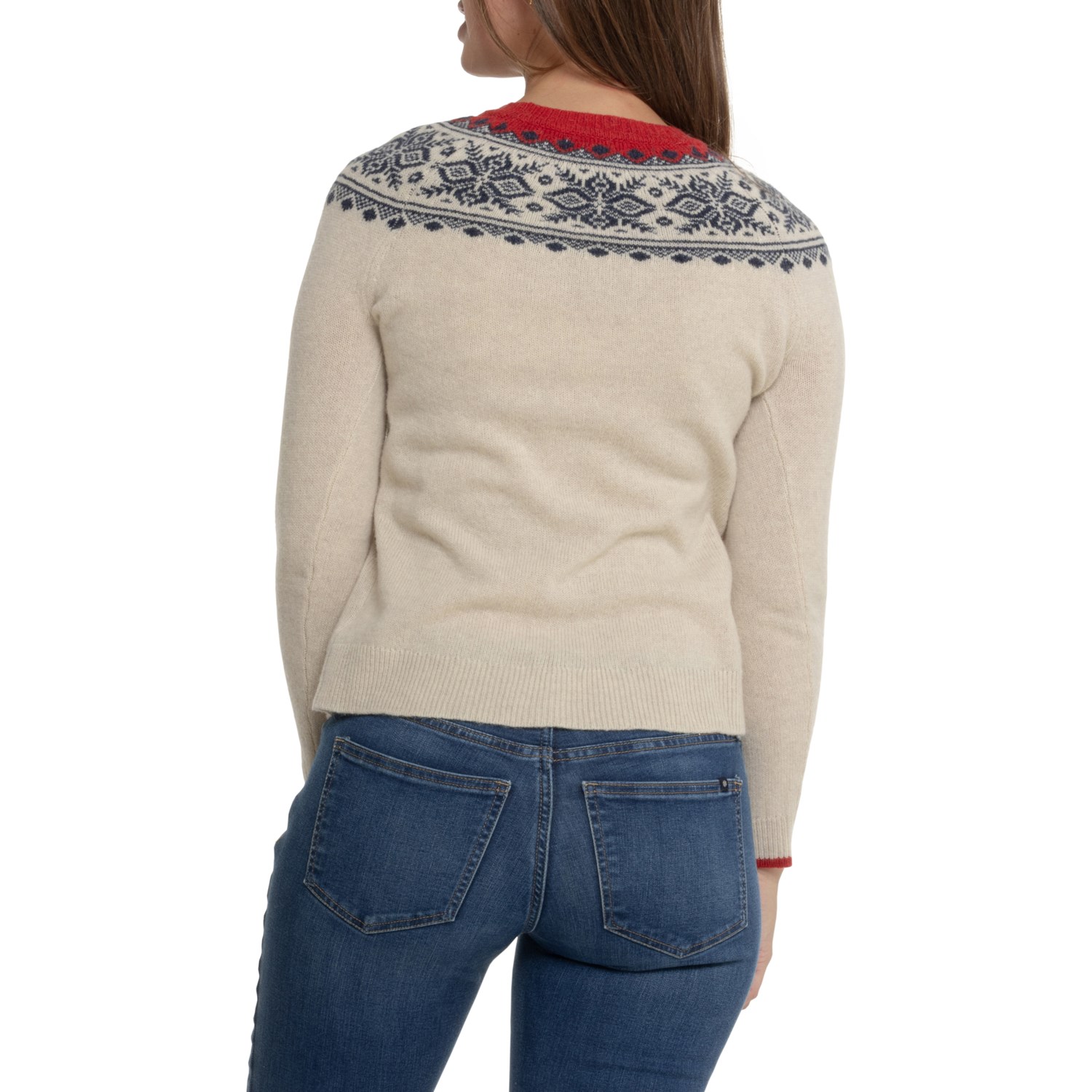 Tabitha Webb Simple Fair Isle Sweater - Wool - Save 42%
