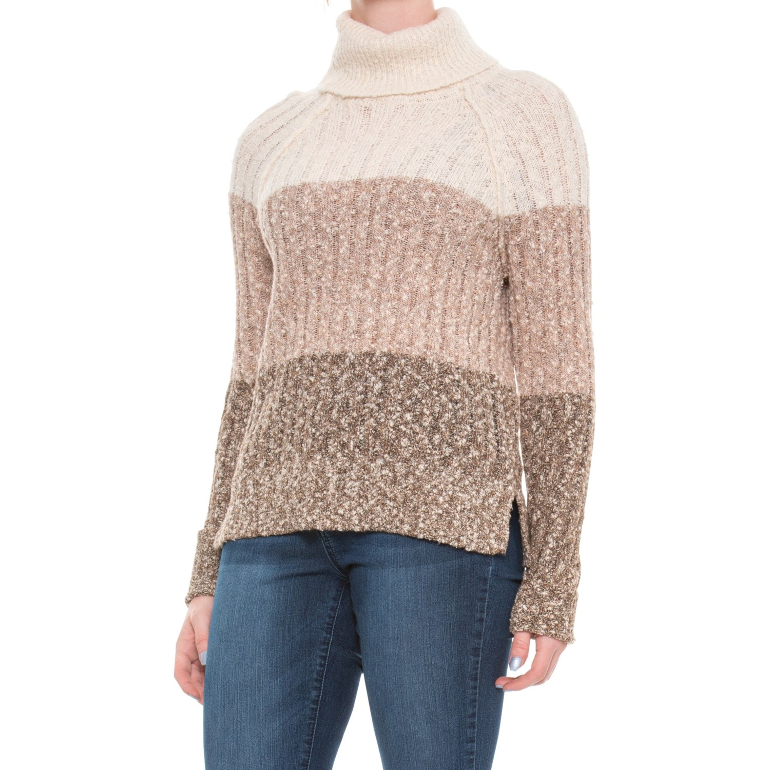 Tahari Color Block Turtleneck Tunic Shirt (For Women) - Save 59%