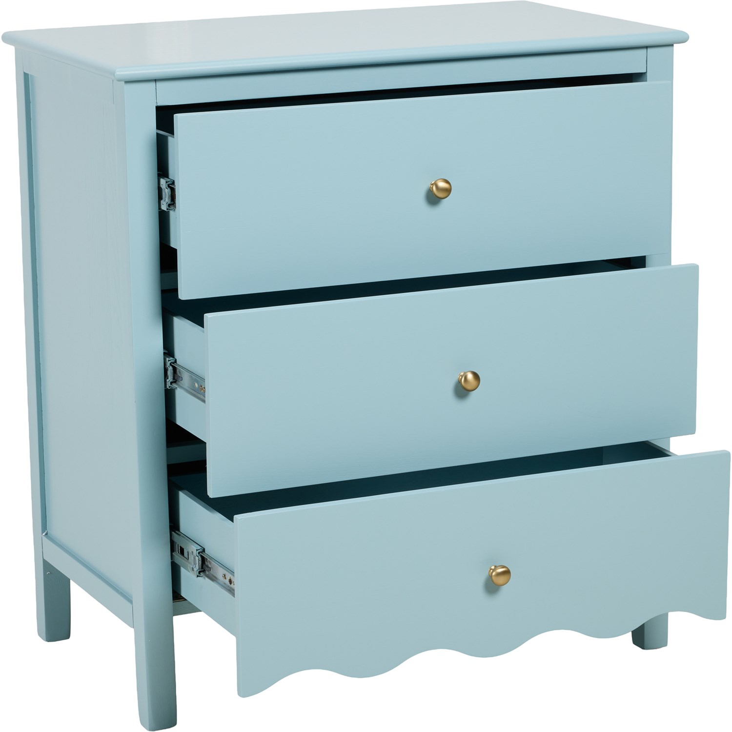 Tahari Scallop Bottom 3-Drawer End Table - Save 32%
