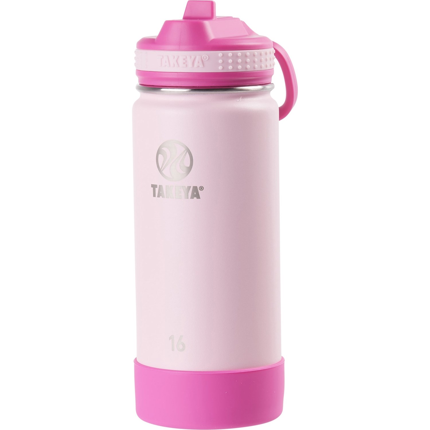 Takeya Actives Kids Insulated Water Bottle with Straw Lid - 16 oz ...