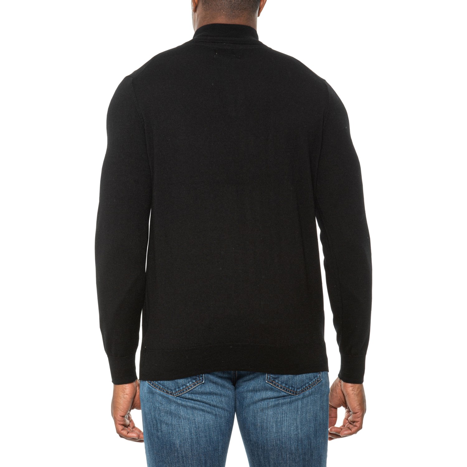 Telluride Clothing Company Basic Sweater - Merino Wool, Zip Neck - Save 33%