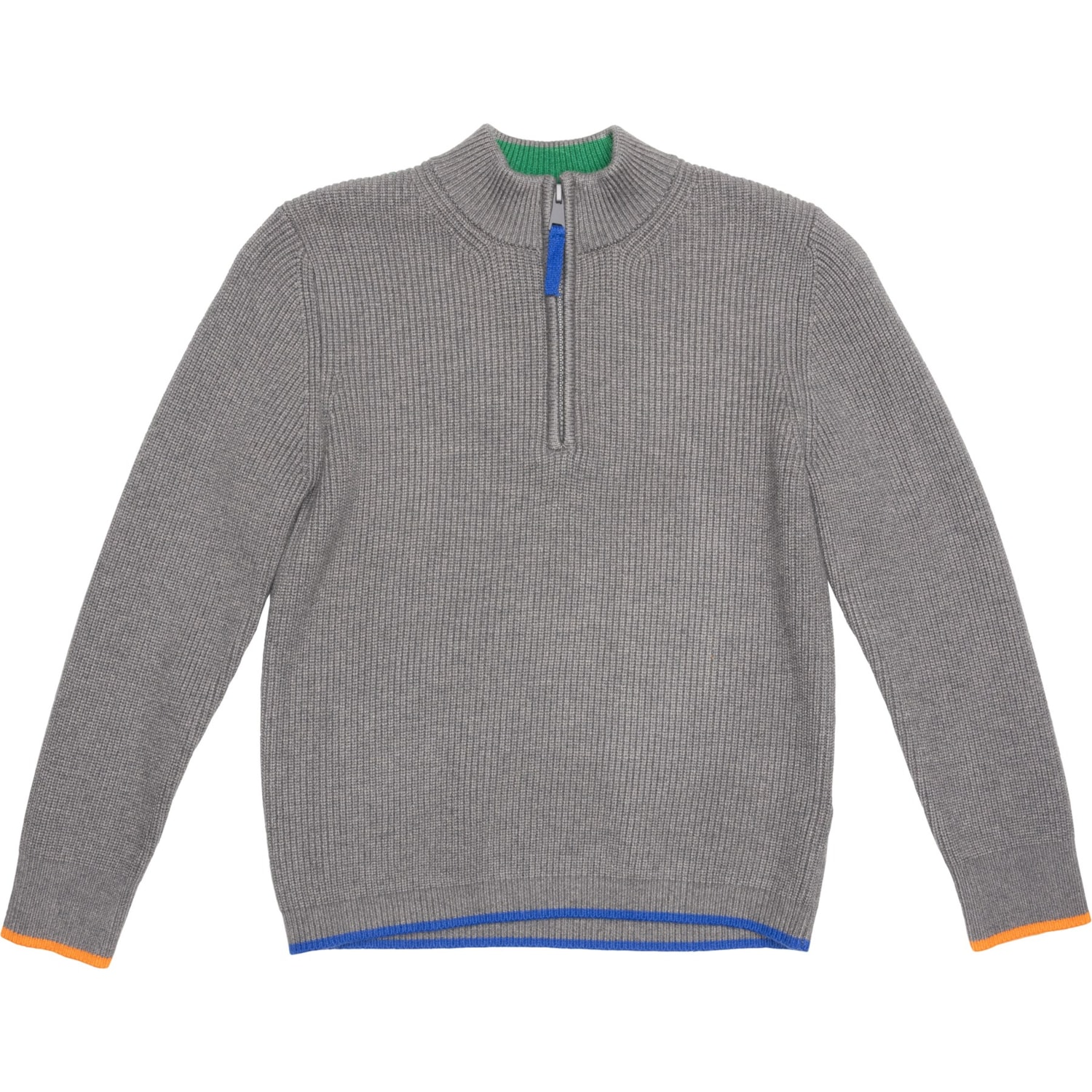 Telluride Clothing Company Big Boys Ribbed Sweater - Zip Neck - Save 51%