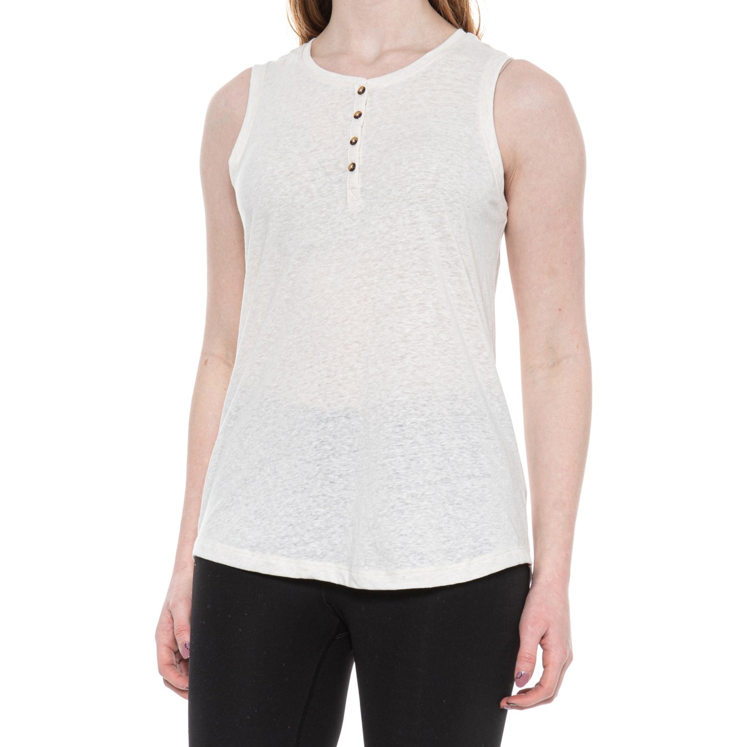 Telluride Clothing Company Button Henley Tank Top - Save 50%