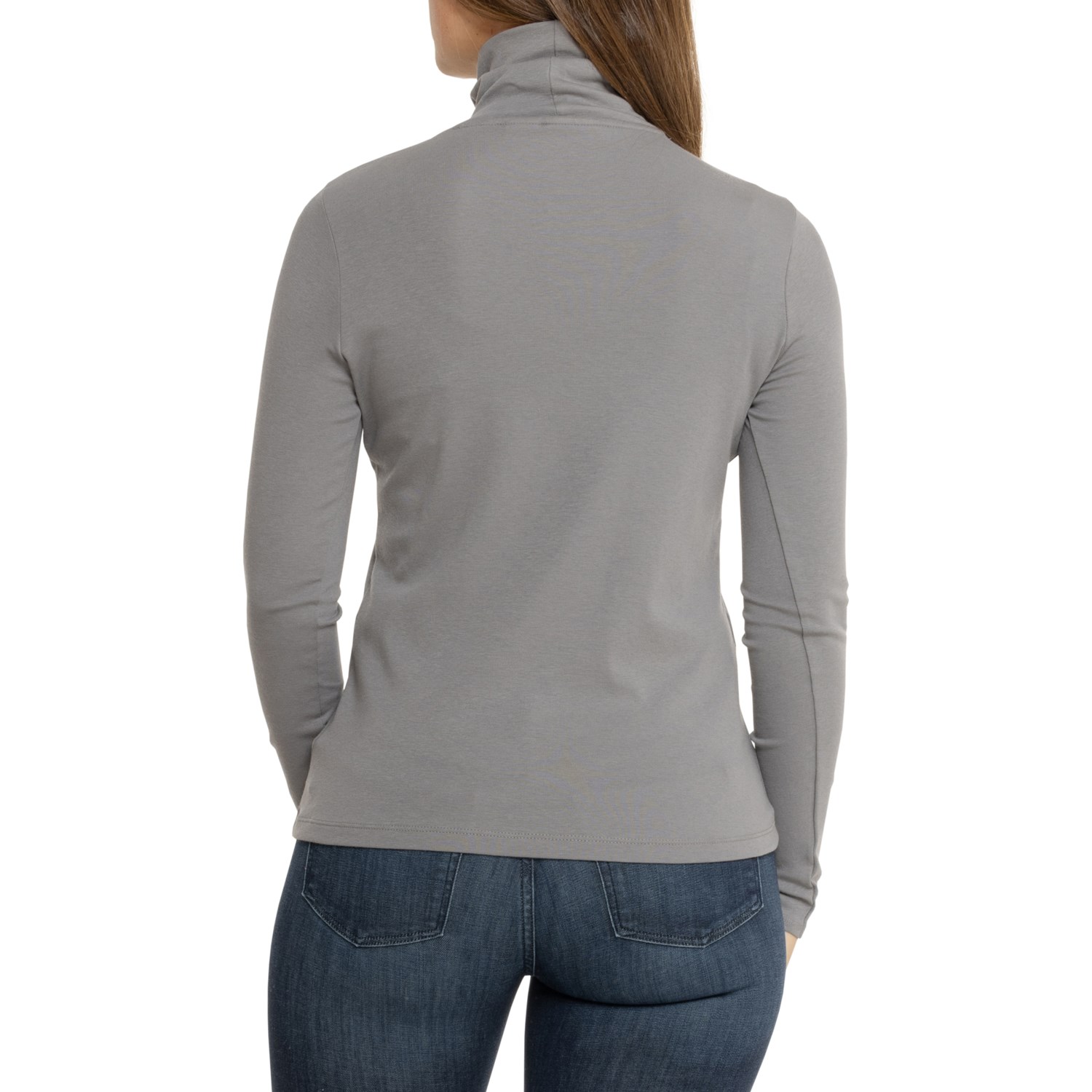 Telluride Clothing Company Pima Cotton and Modal Turtleneck - Long ...