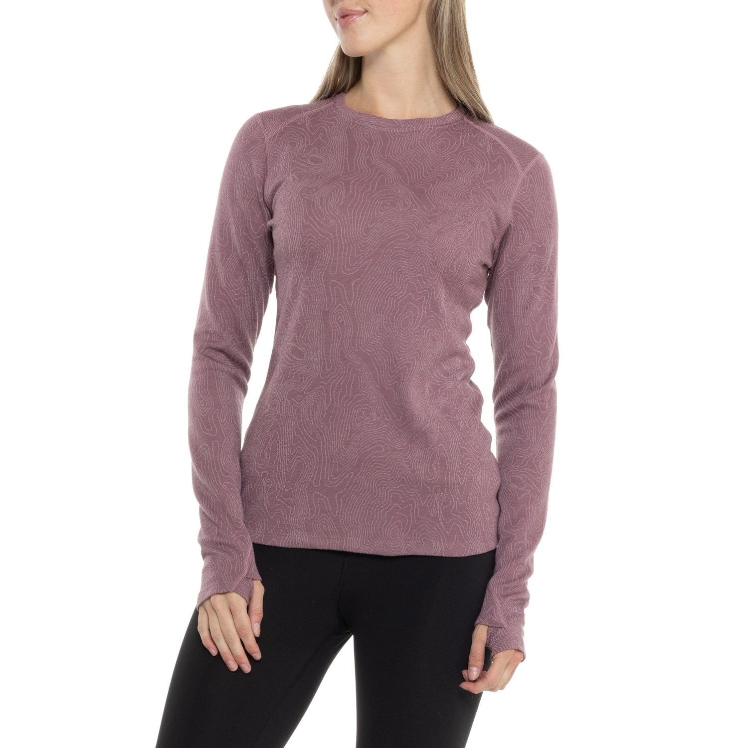 Terramar Woolskins Base Layer Top - UPF 50, Merino Wool, Long