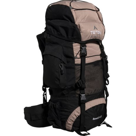Teton Sports Scout 3400 55 L Backpack - Internal Frame, Tan - Save 33%