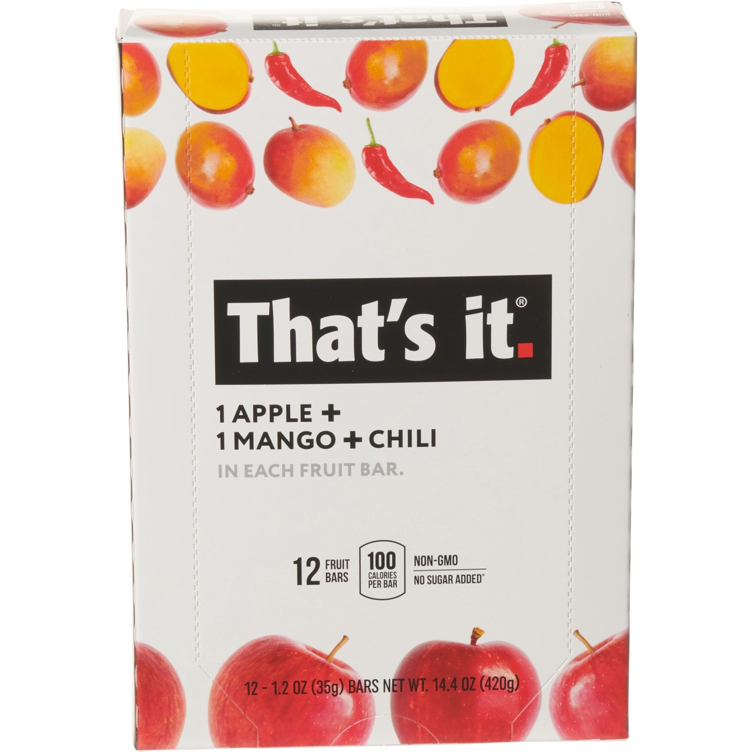 That's It Apple, Mango and Chili Fruit Bars - 12-Count - Save 44%