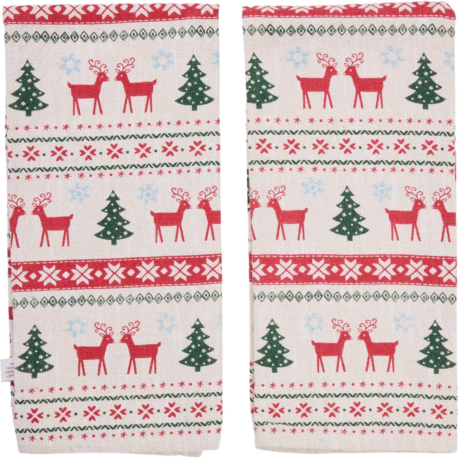 The Farmhouse by Rachel Ashwell Darla Deer Kitchen Towels - Set of 2 ...