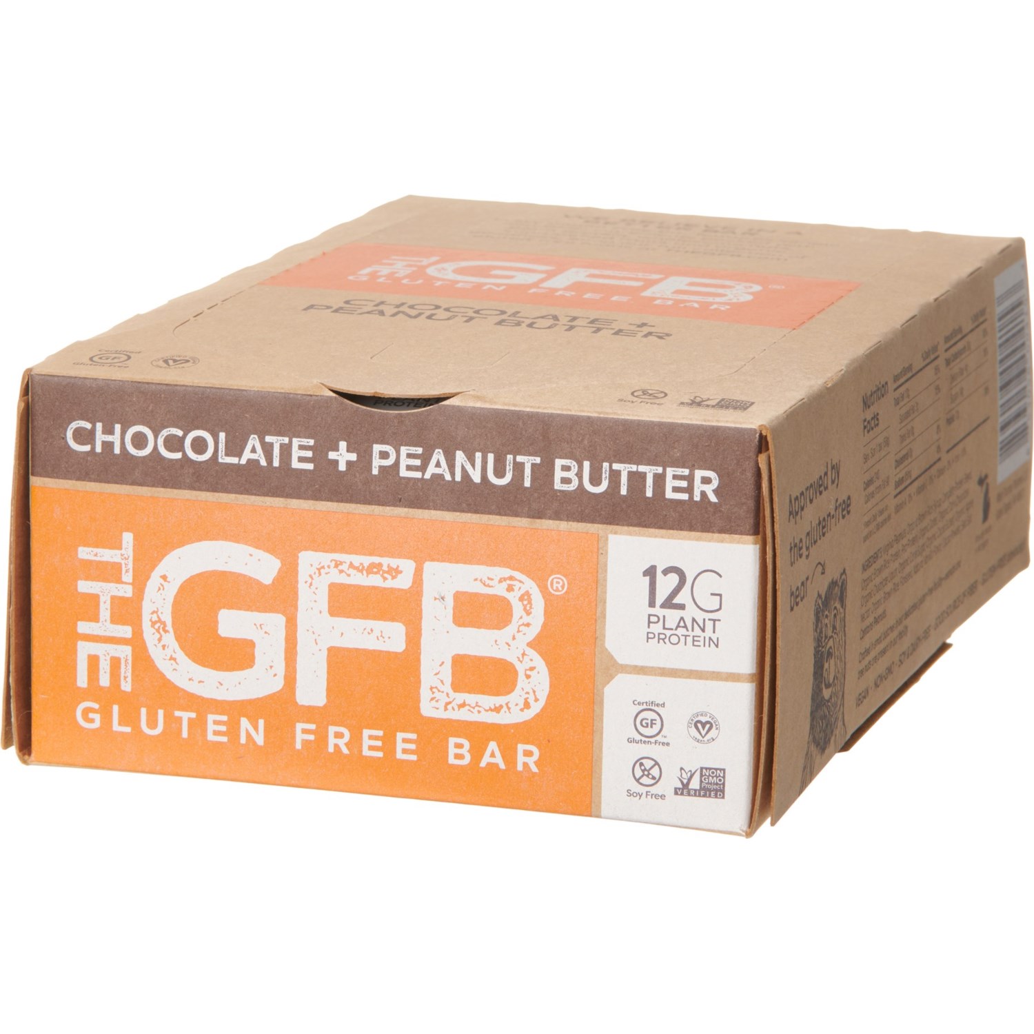 The GFB Chocolate Peanut Butter Gluten-Free Bars - Box of 12 - Save 33%