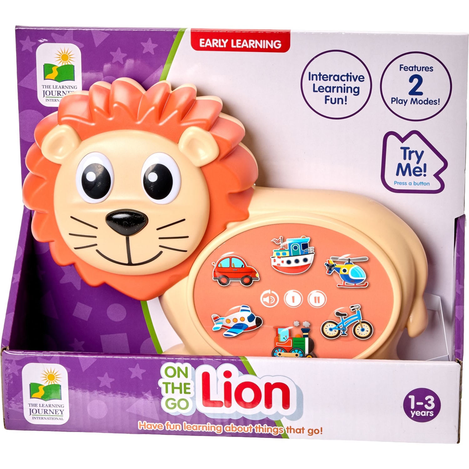 THE LEARNING JOURNEY On the Go Lion Early Learning Animals Toy - Save 25%