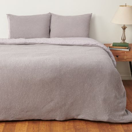 The Texture Collection Full-Queen Textured Beehive Comforter Set - Grey ...