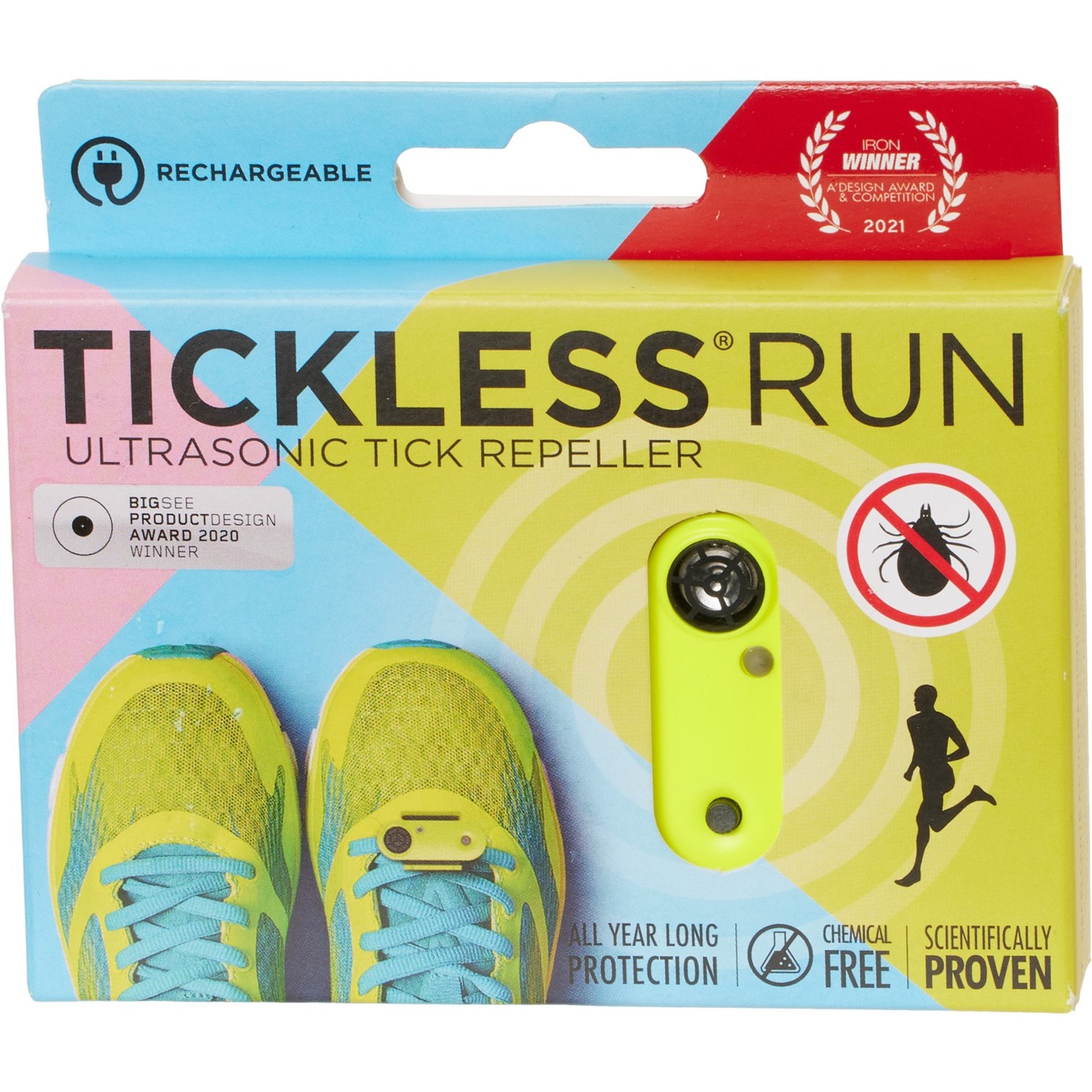 Tickless Run Ultrasonic Tick Repeller - Save 58%