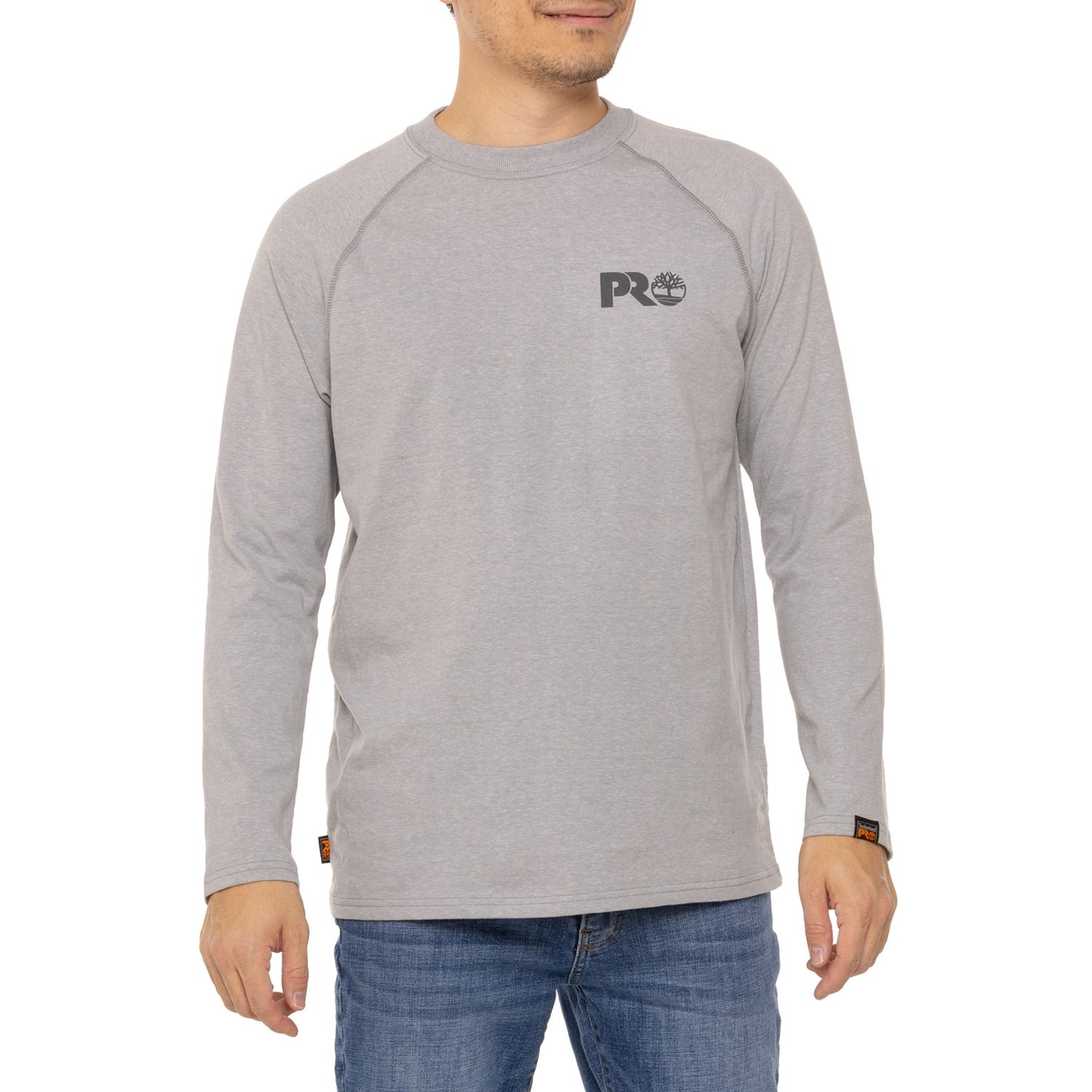 Timberland Pro Core Reflective Pro Logo T-Shirt - Long Sleeve - Save 71%